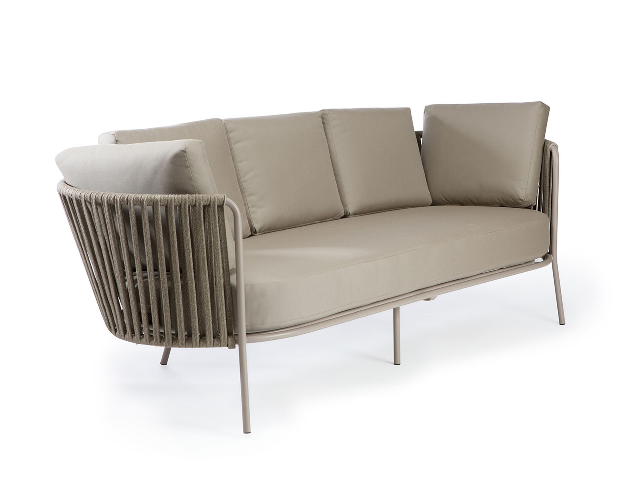 DAISY ROPE 4 seater fabric garden sofa By Vermobil