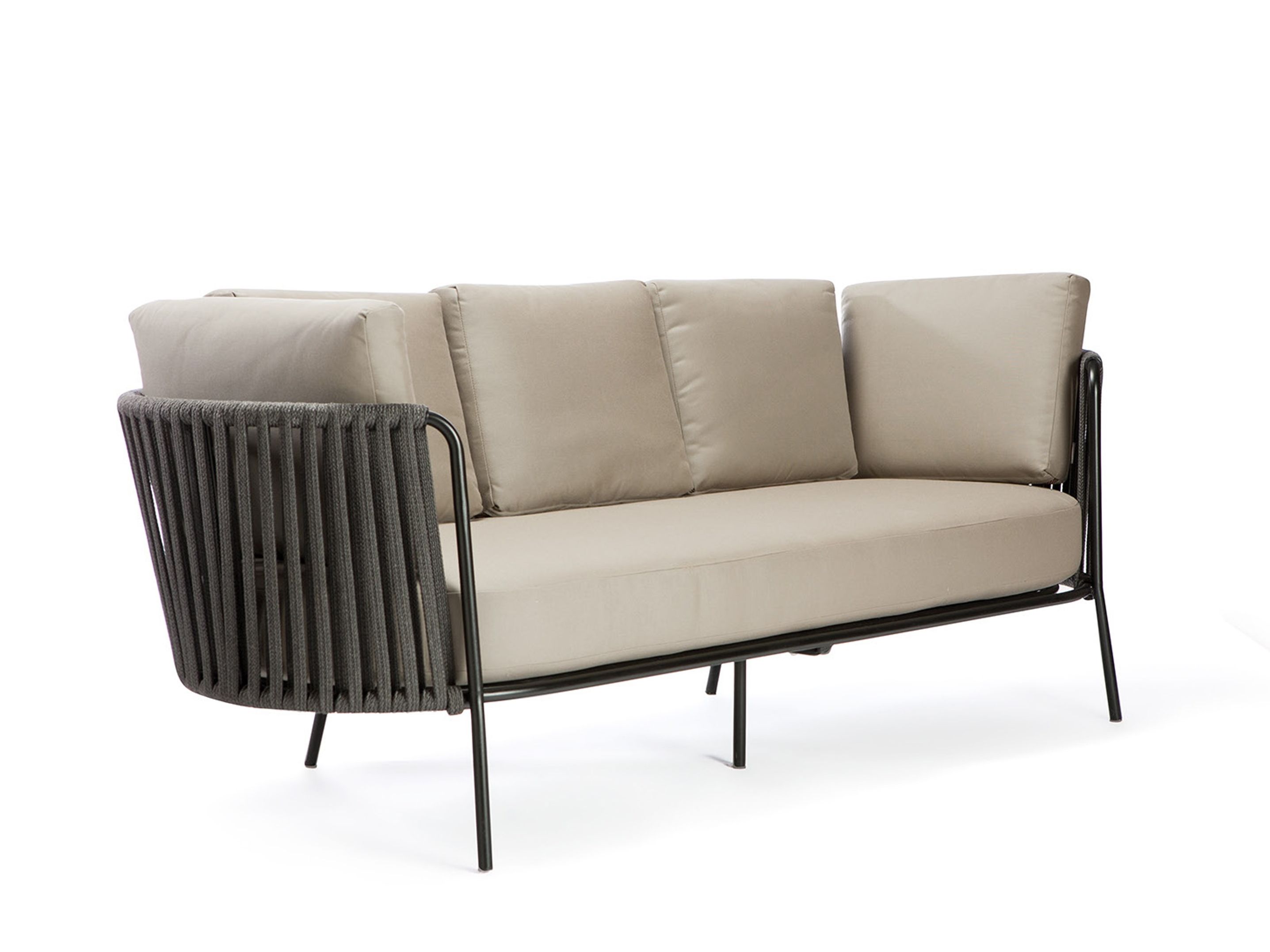 DAISY ROPE 4 seater fabric garden sofa By Vermobil