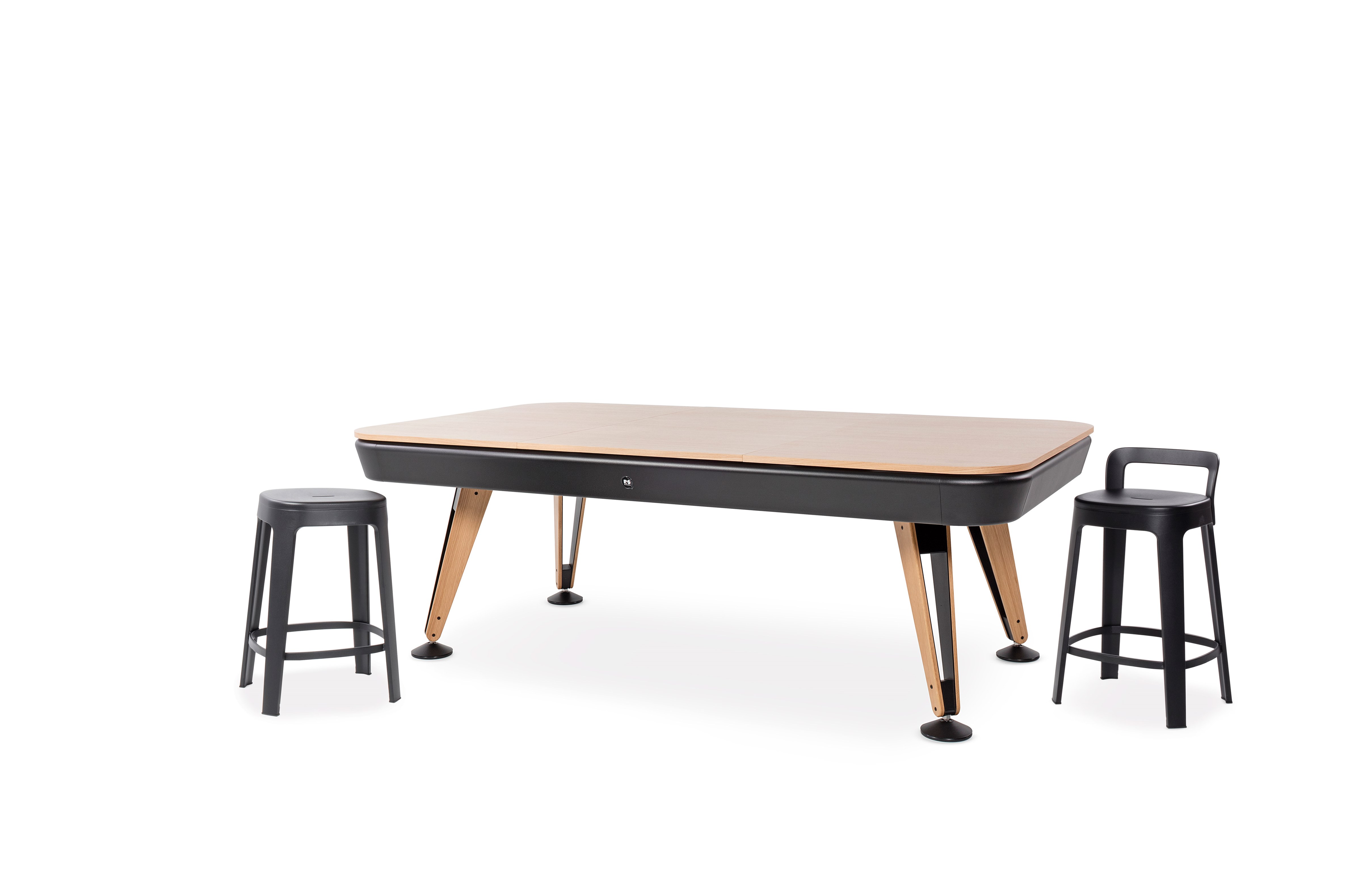 DIAGONAL INDOOR Indoor pool table in steel and iroko By RS Barcelona ...