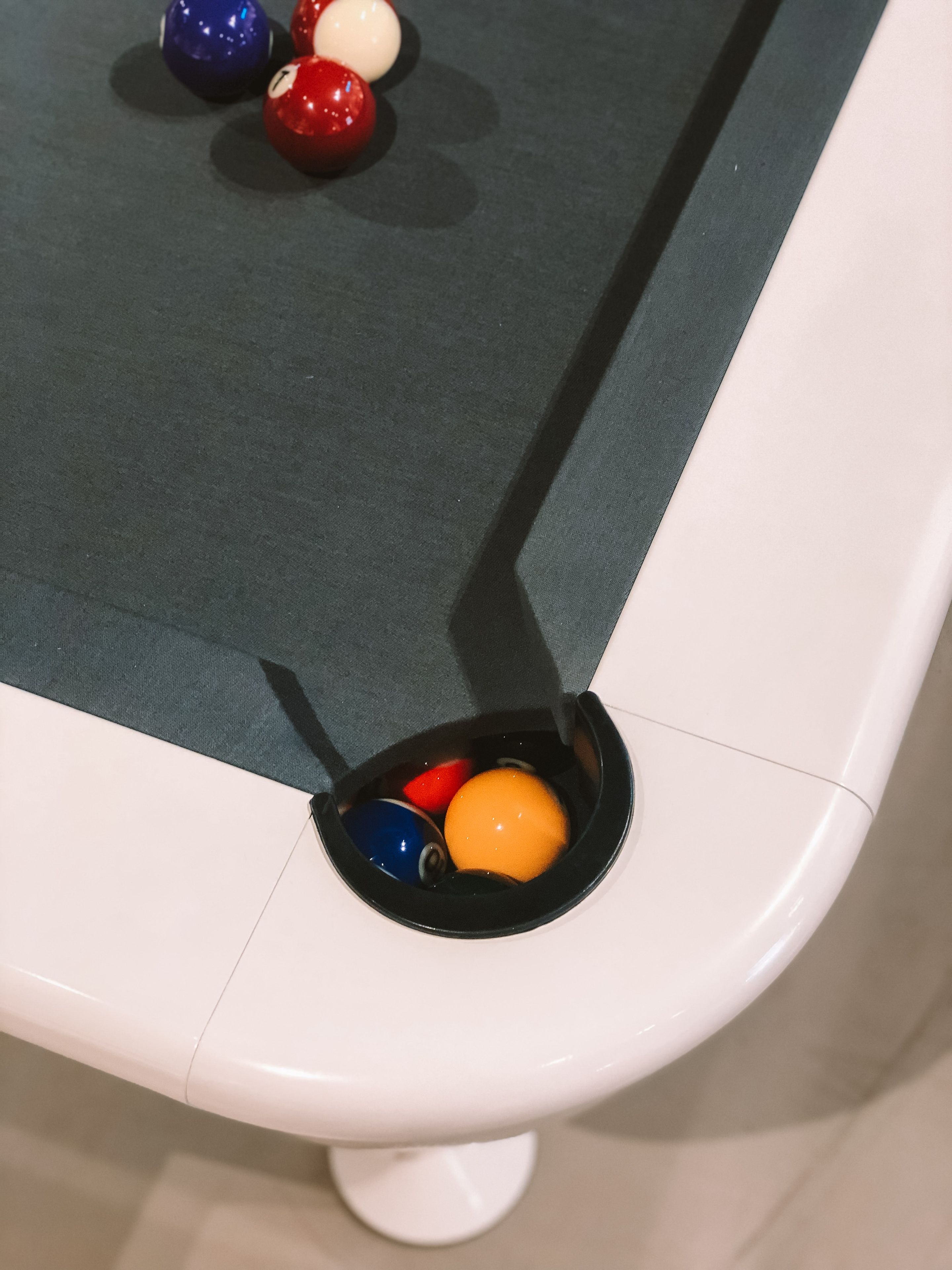 DIAGONAL INDOOR Indoor pool table in steel and iroko By RS Barcelona ...