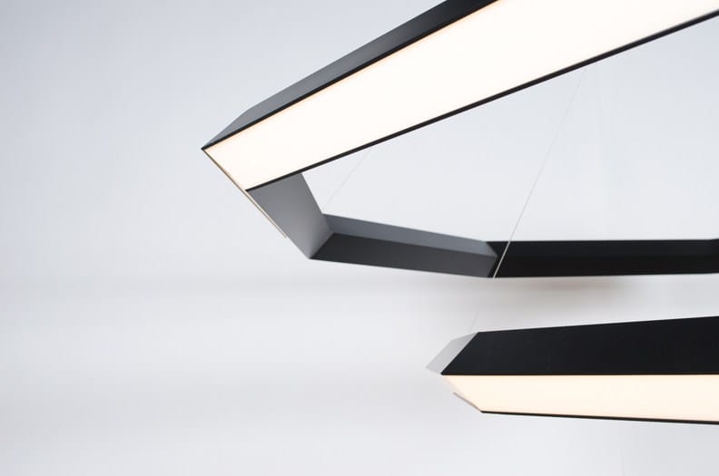 LED direct light pendant lamp with dimmer DIAMOND LUXENNEA By Karice ...