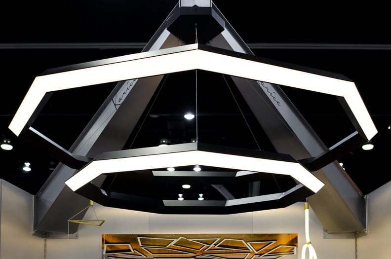 LED direct light pendant lamp with dimmer DIAMOND LUXENNEA By Karice ...