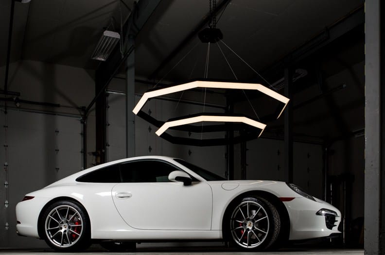 LED direct light pendant lamp with dimmer DIAMOND LUXENNEA By Karice ...