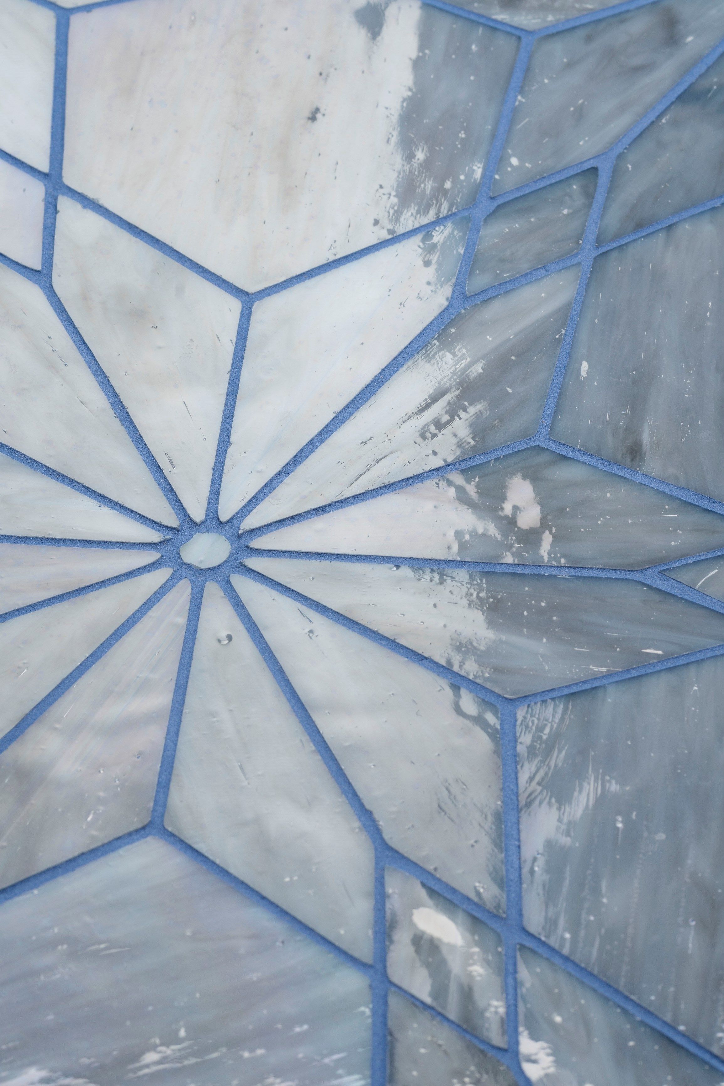 Cathedral glass mosaic DIAMOND By M+ design Eleonora Moriconi