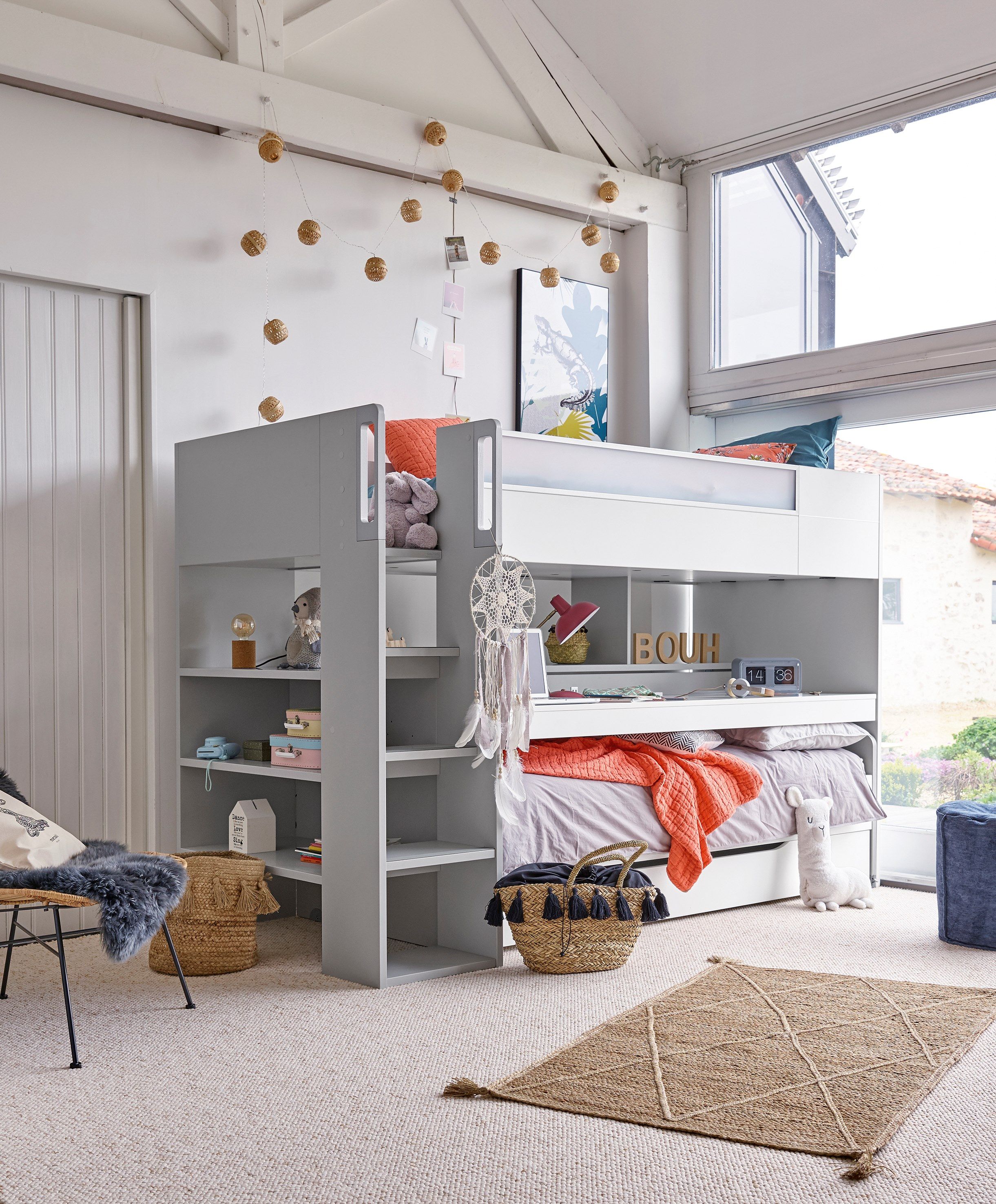 Trundle Kids bunk bed on casters DIMIX By GAUTIER