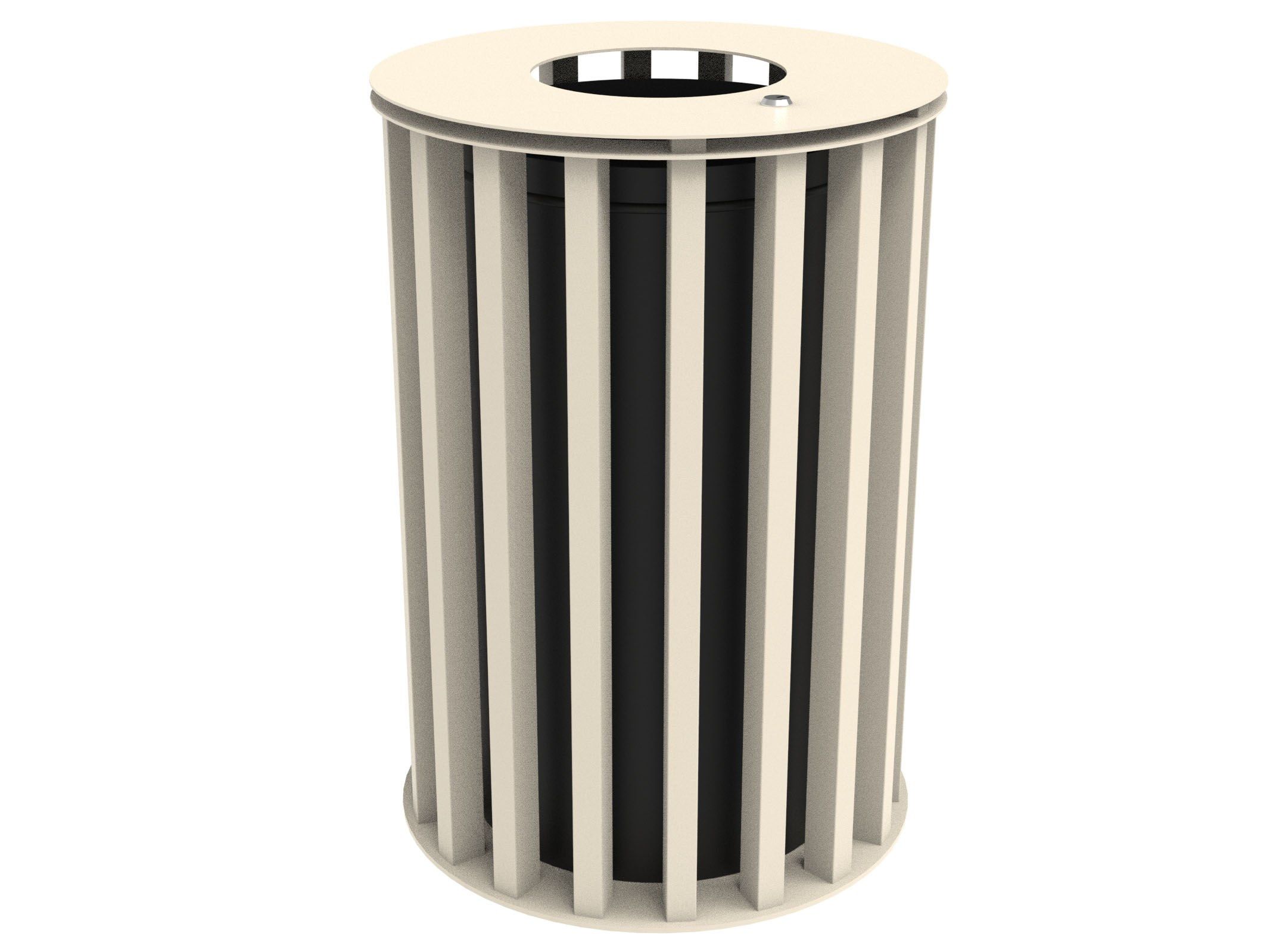 DINAMO Galvanized steel litter bin with lid By Lazzari | design Marco ...