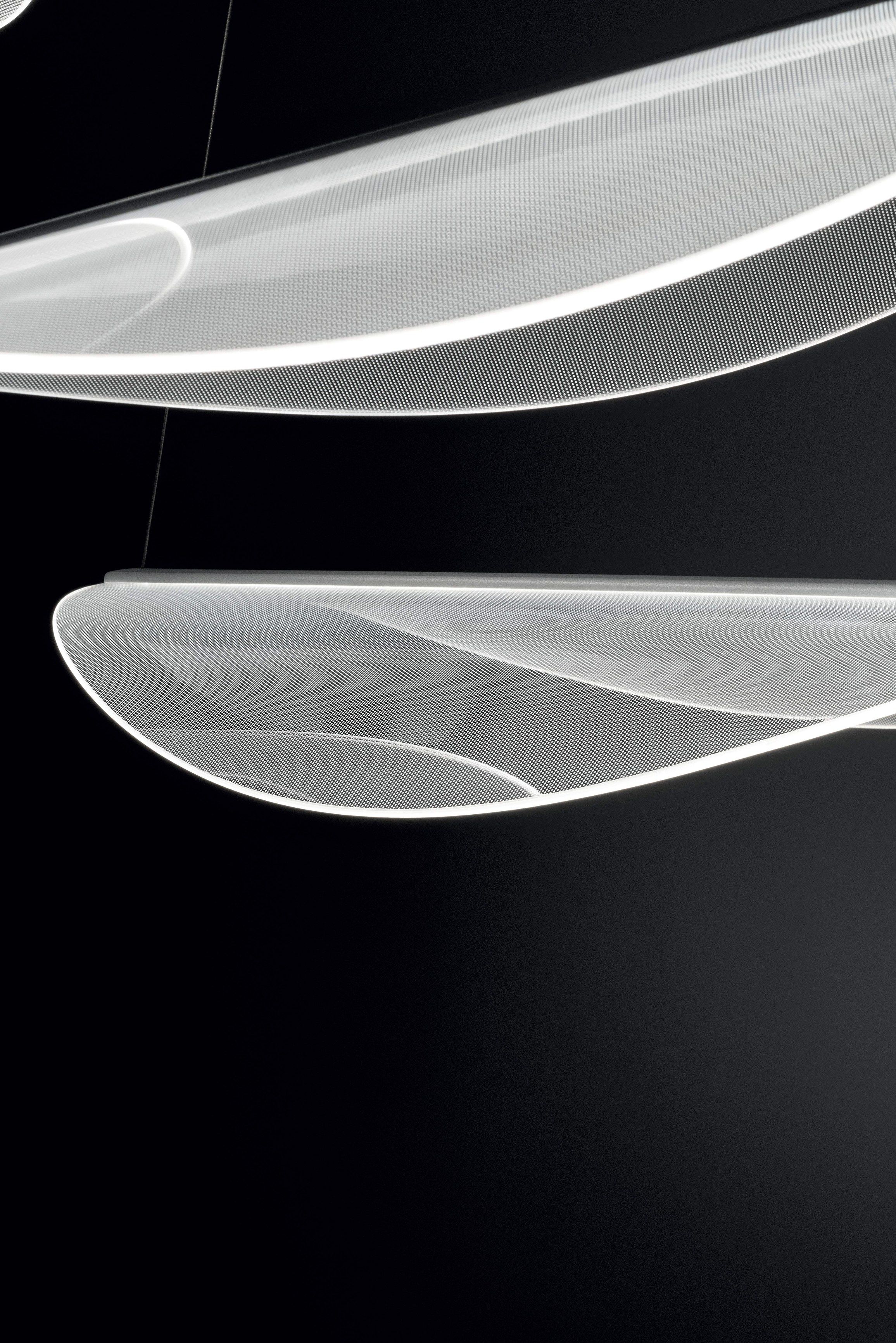 Lampada a sospensione a LED a luce diretta in PMMA DIPHY_P3 Collezione ...