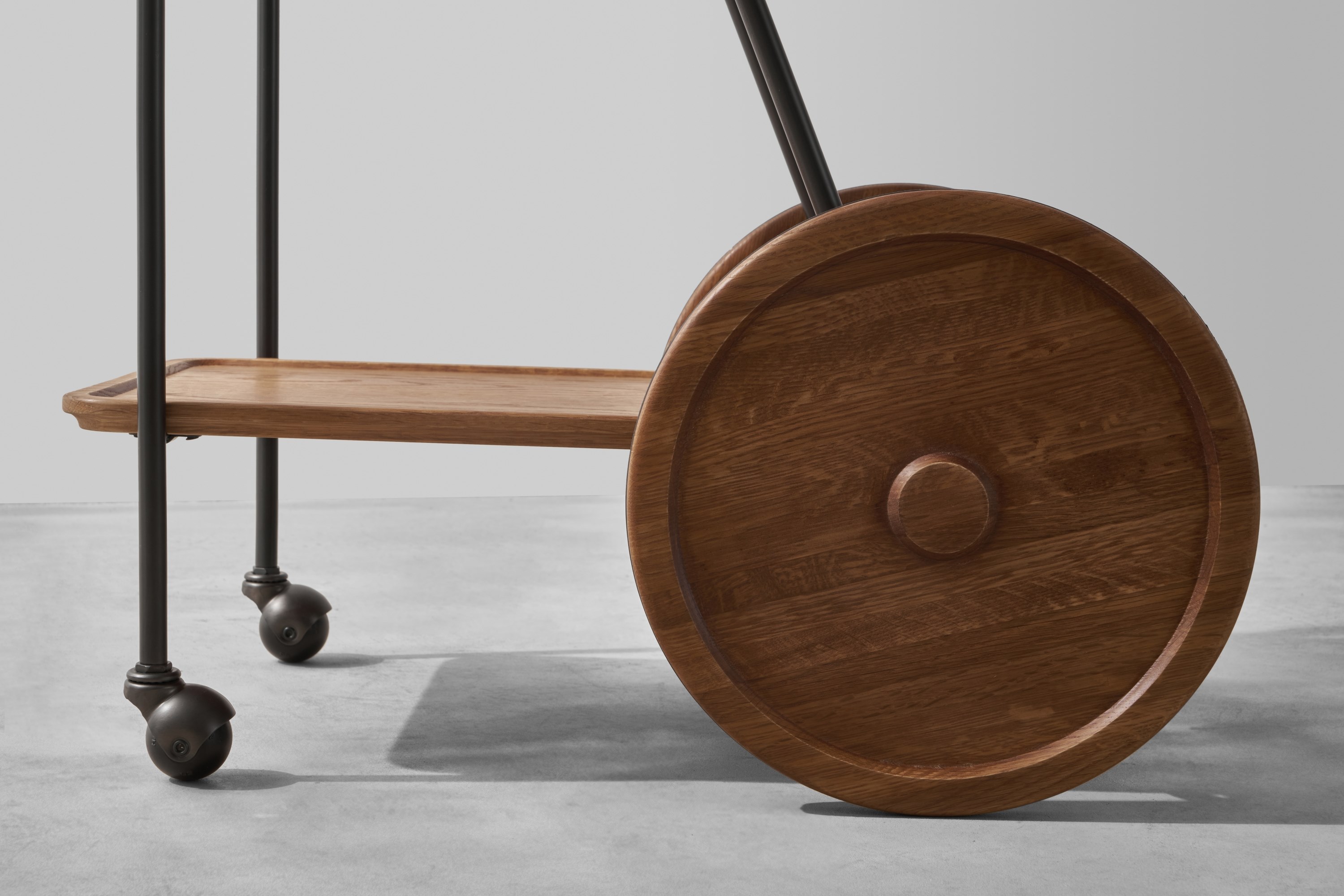 DISTRIKT Wooden food trolley By District Eight