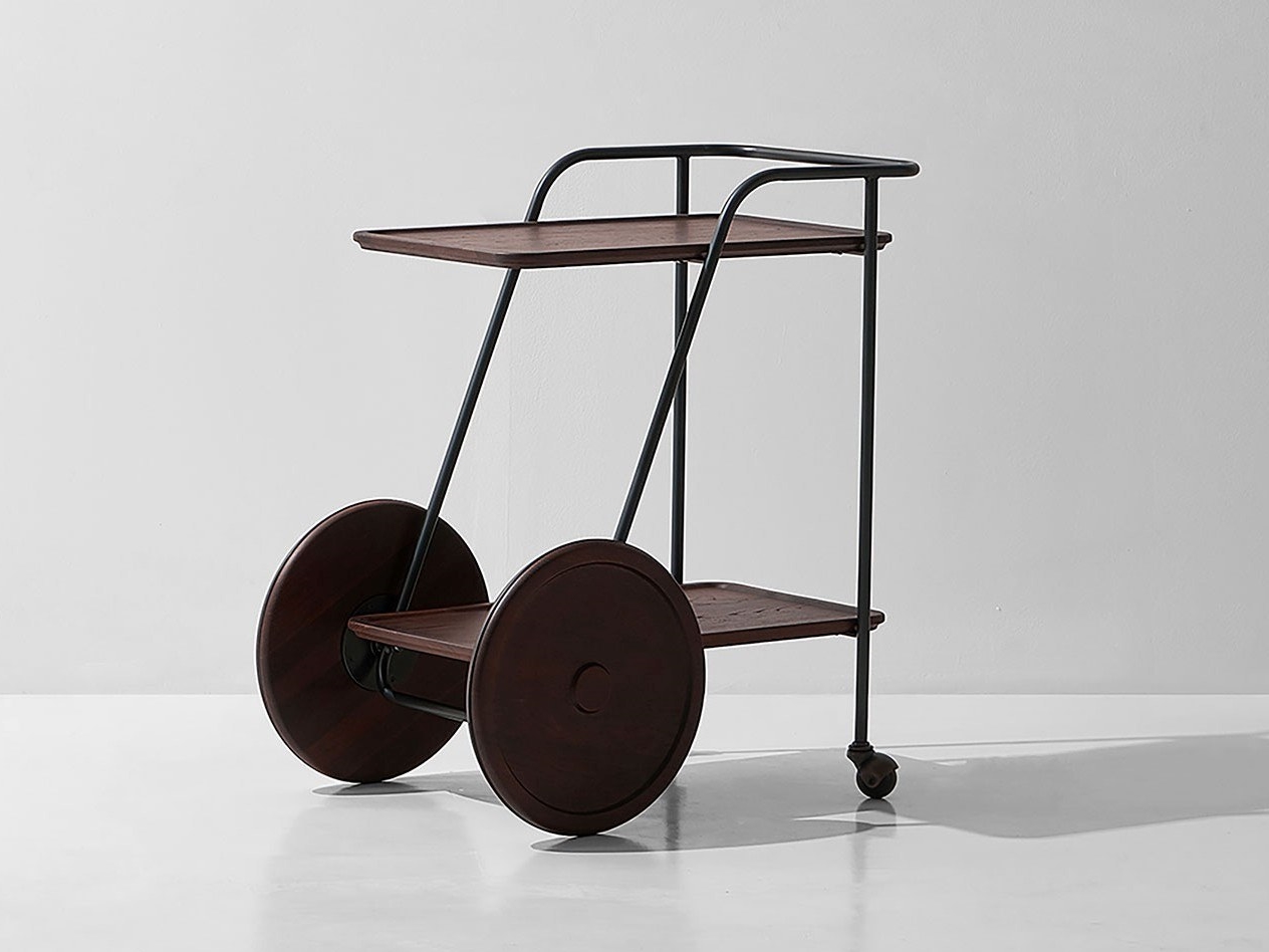 DISTRIKT Wooden food trolley By District Eight