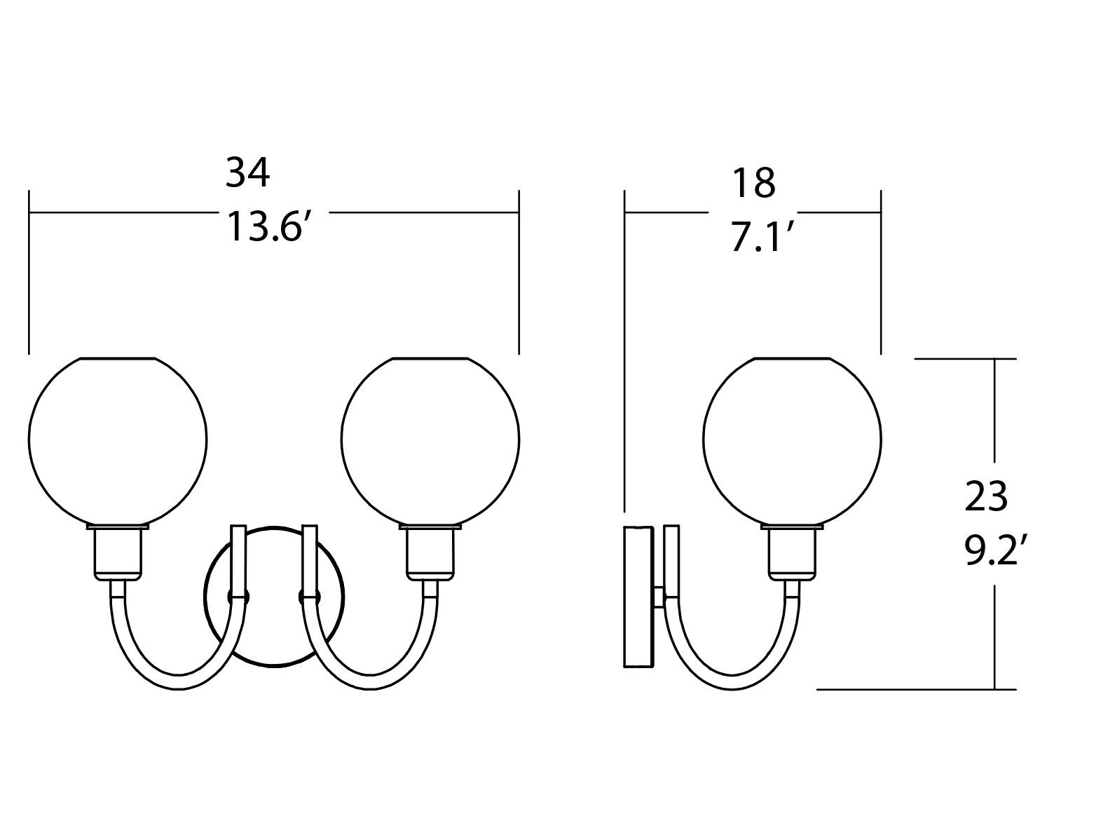 DIVA | Wall lamp Diva Collection By SP Light and Design