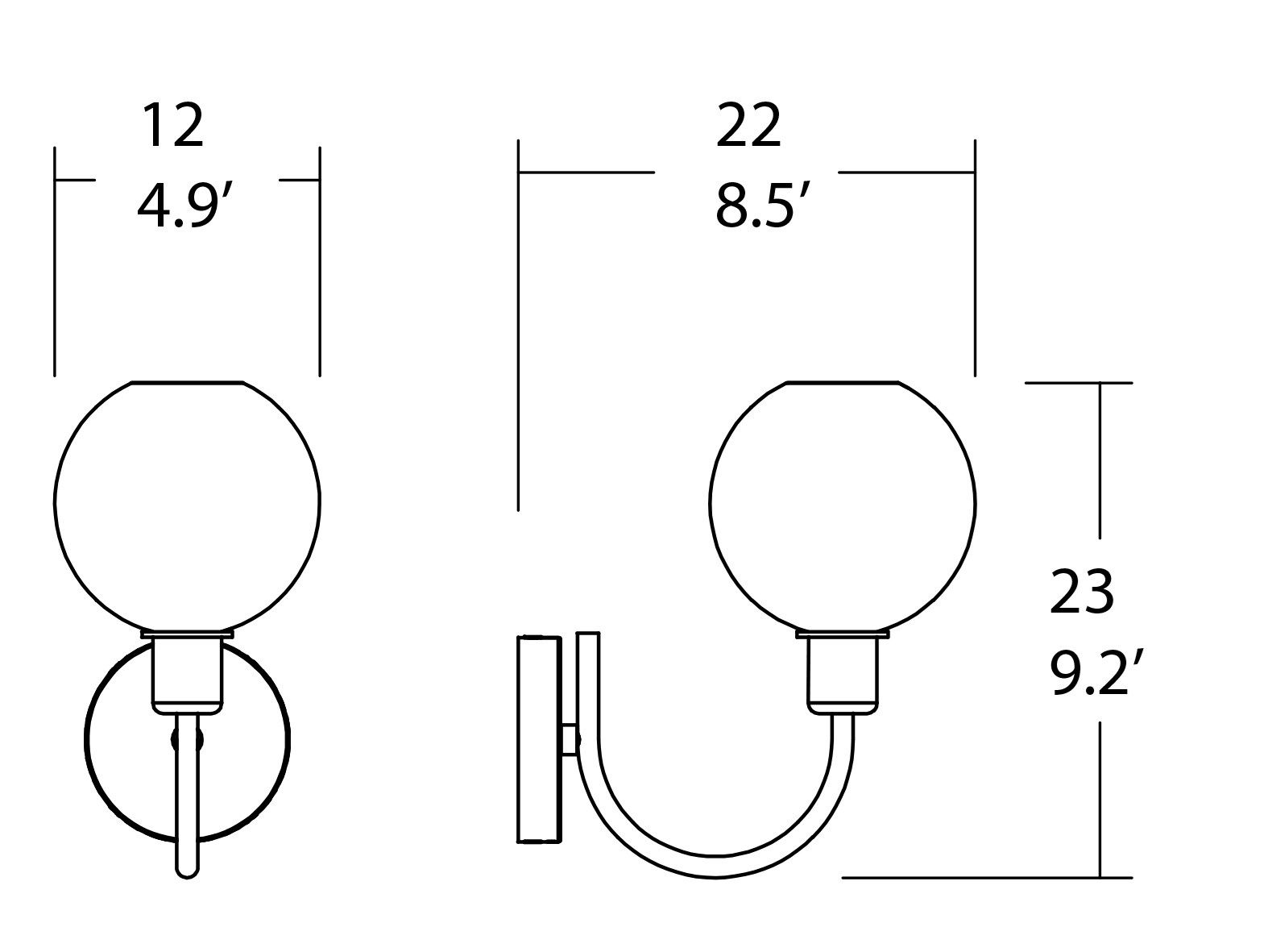 DIVA | Wall lamp Diva Collection By SP Light and Design
