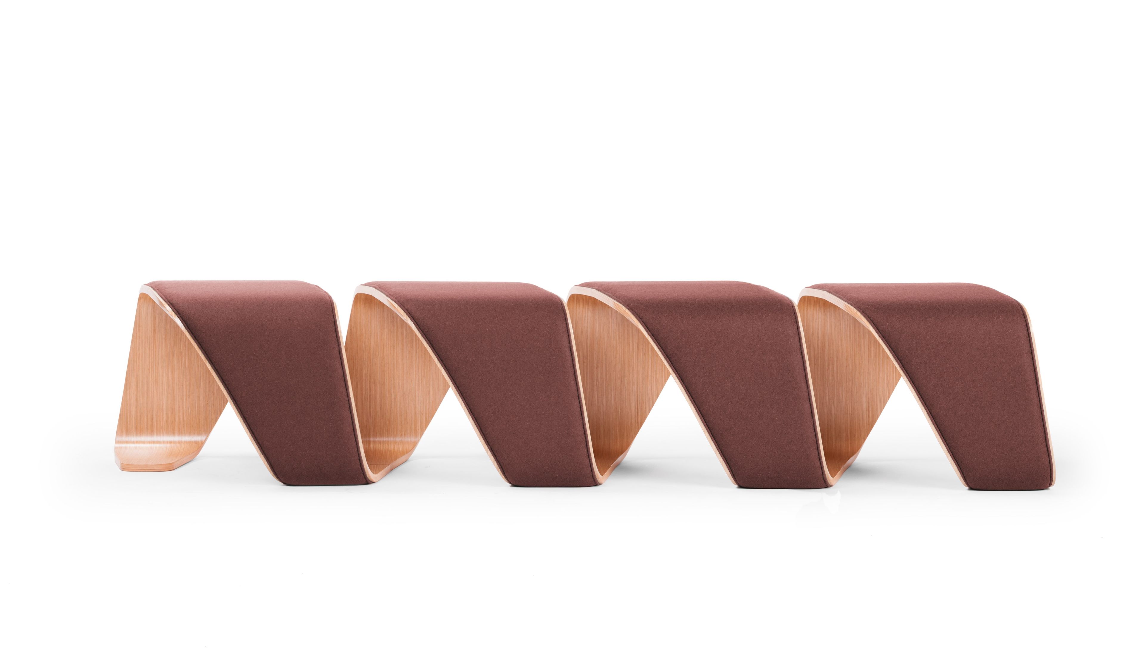 DNA Upholstered modular bench By True Design