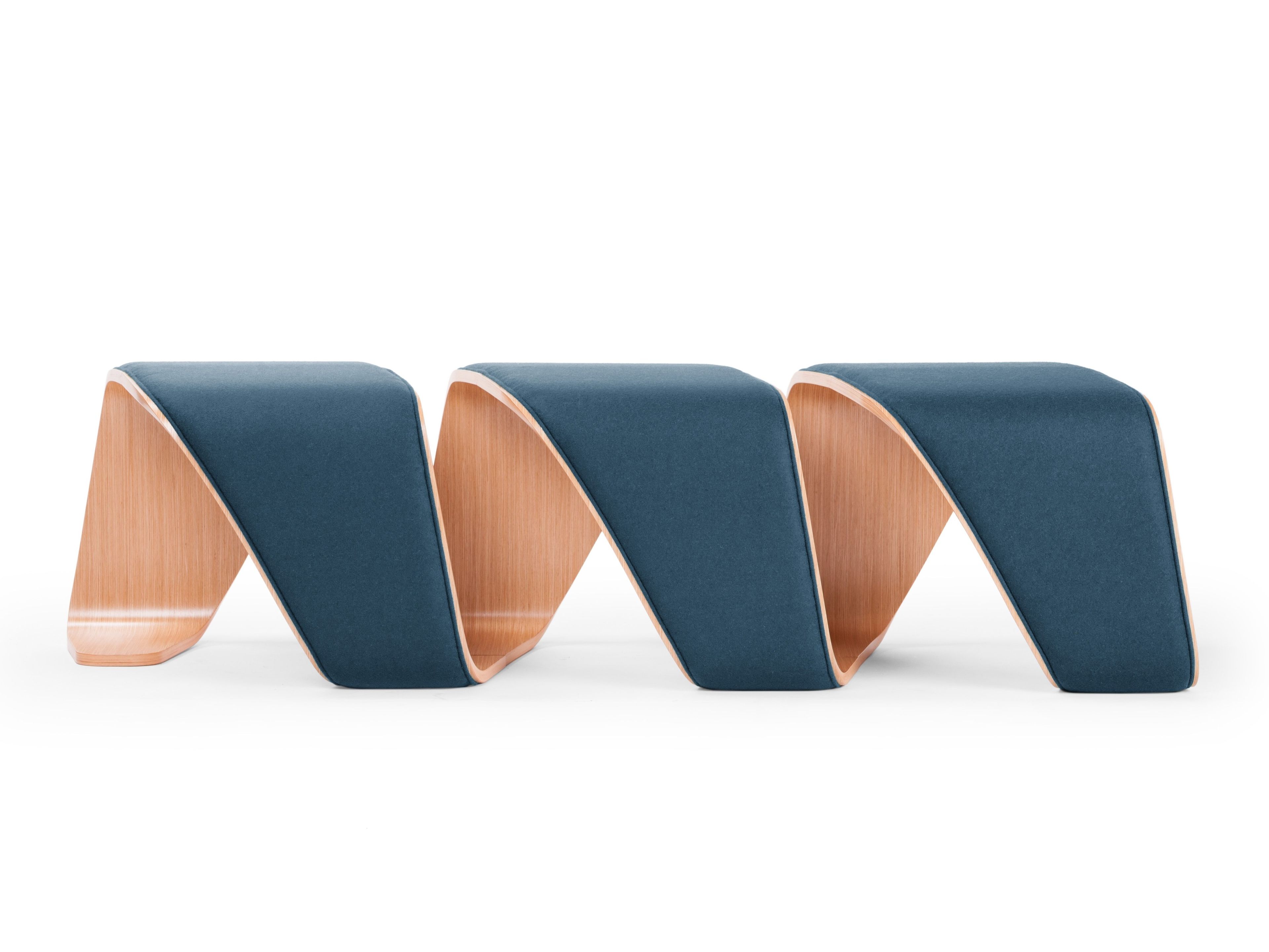 DNA Upholstered modular bench By True Design