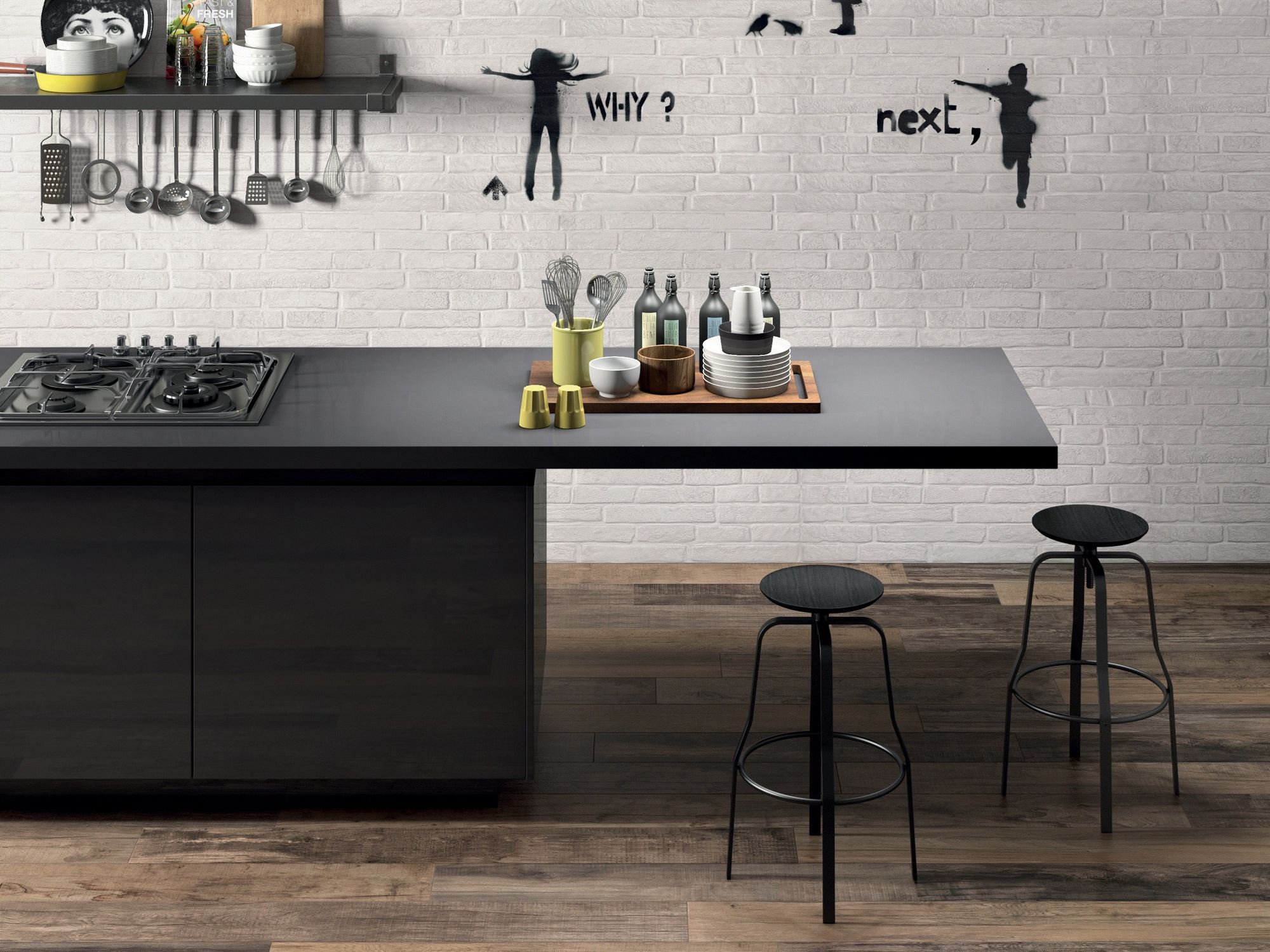 Porcelain stoneware wall/floor tiles DOLPHIN By ABK
