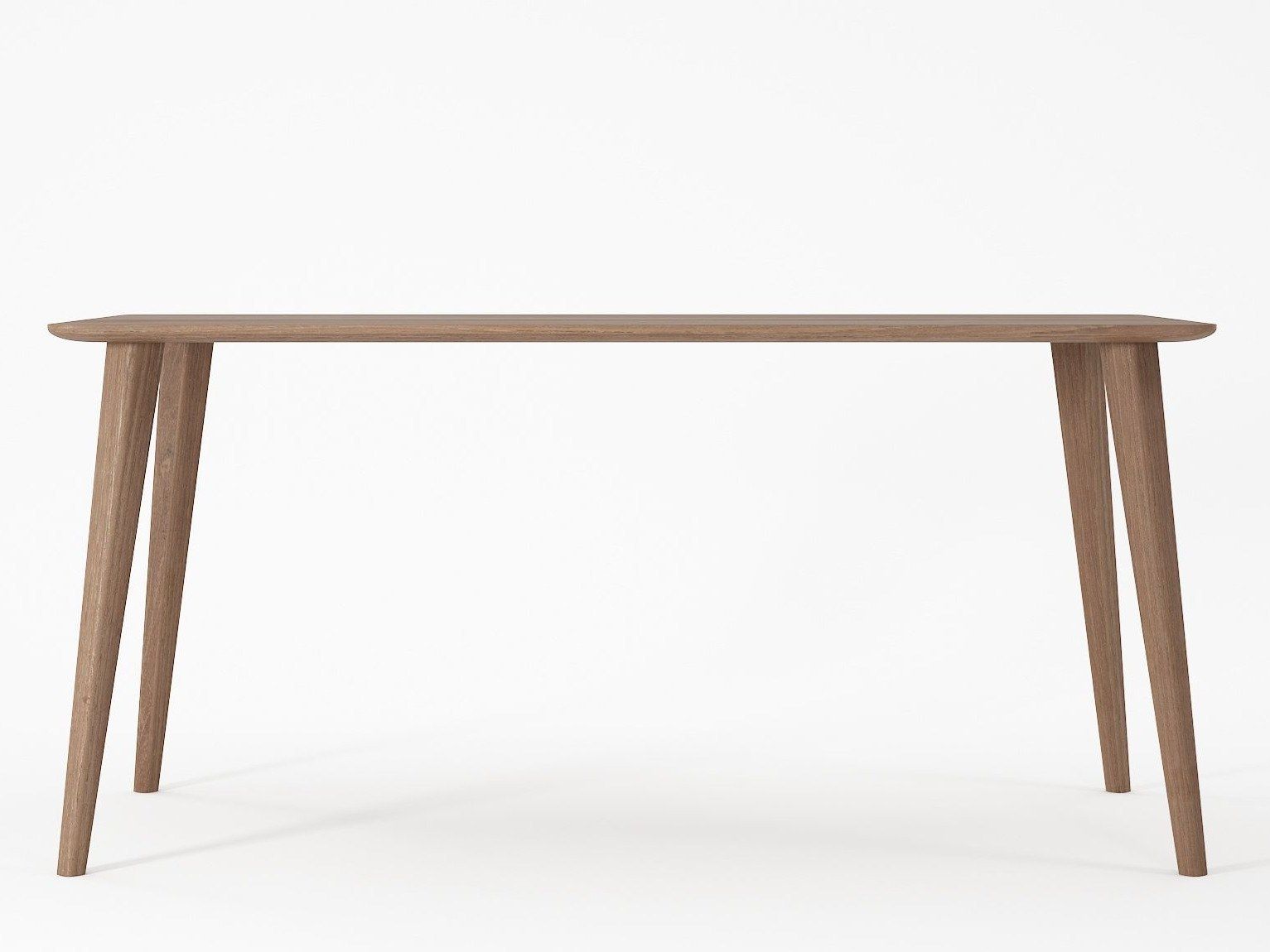 DOMANI Rectangular solid wood dining table By KARPENTER | design Hugues ...