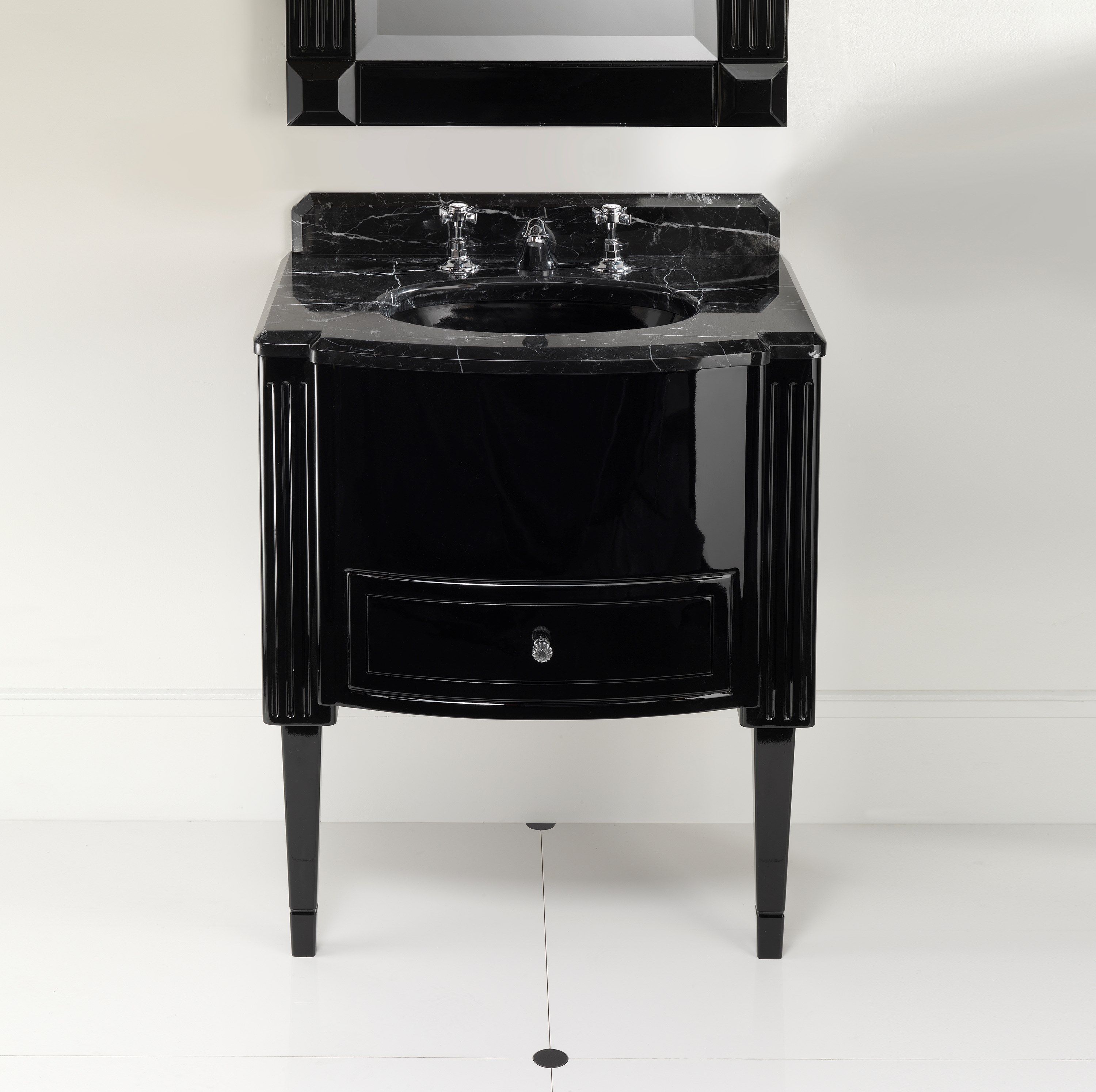 DOMINO Vanity unit with drawers By Devon&Devon