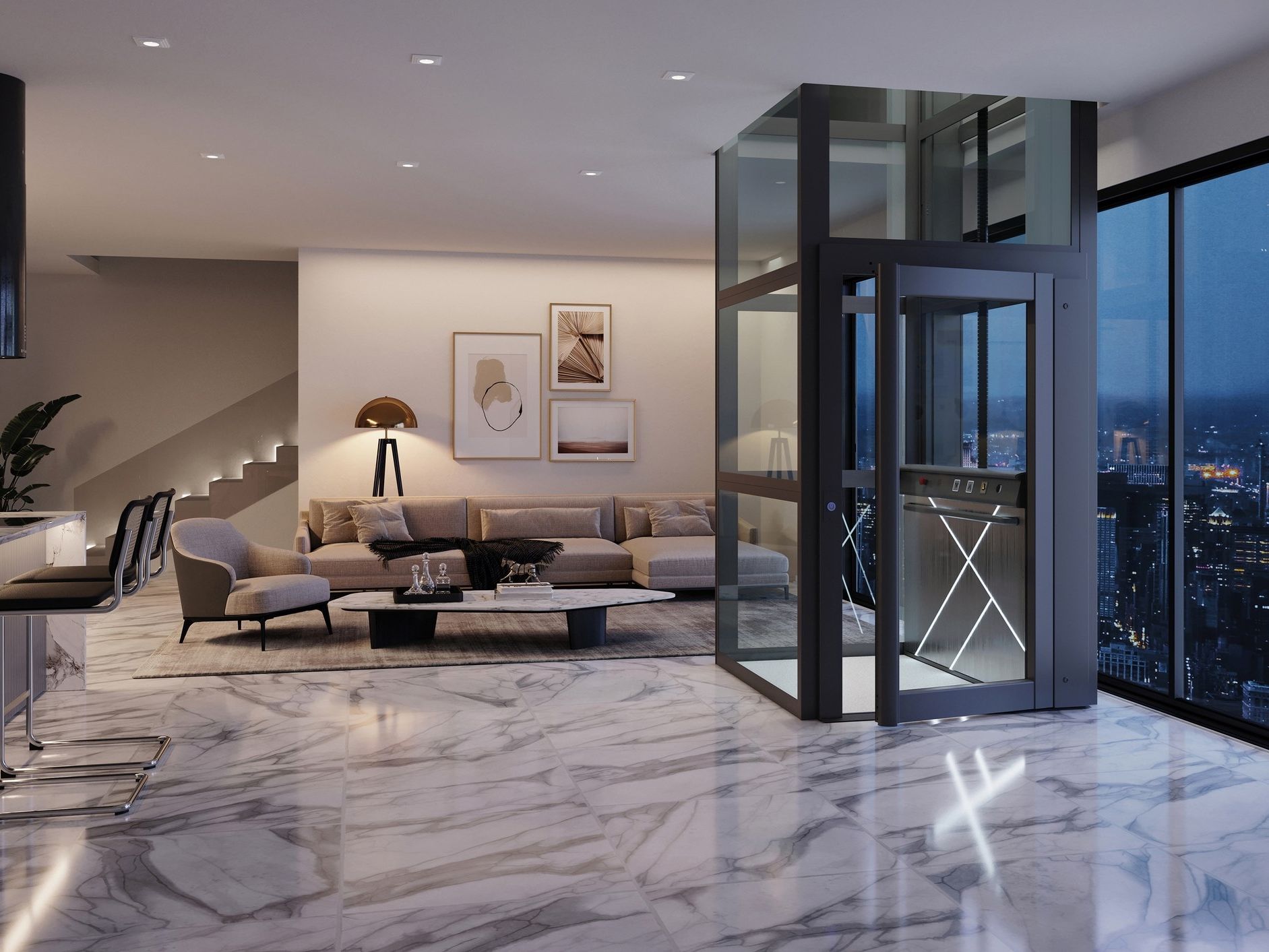 Élévateur domestique électrique DOMOFLEX CAPRICCIO By AREALIFT