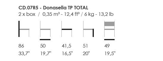 Sedia imbottita in legno DONASELLA EST TOTAL TP Collezione Donasella By Fenabel design Aitor ...