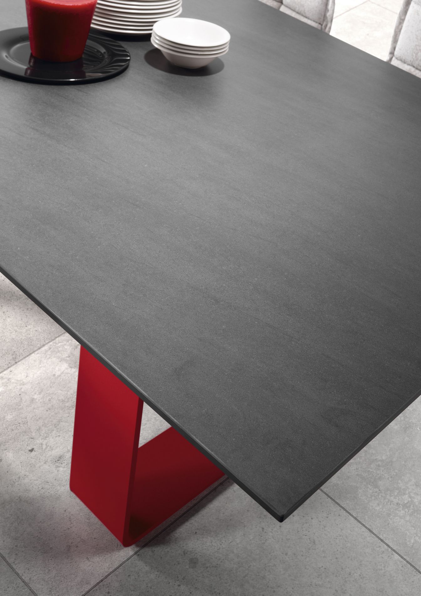 Rectangular ceramic dining table DOO By DRESSY