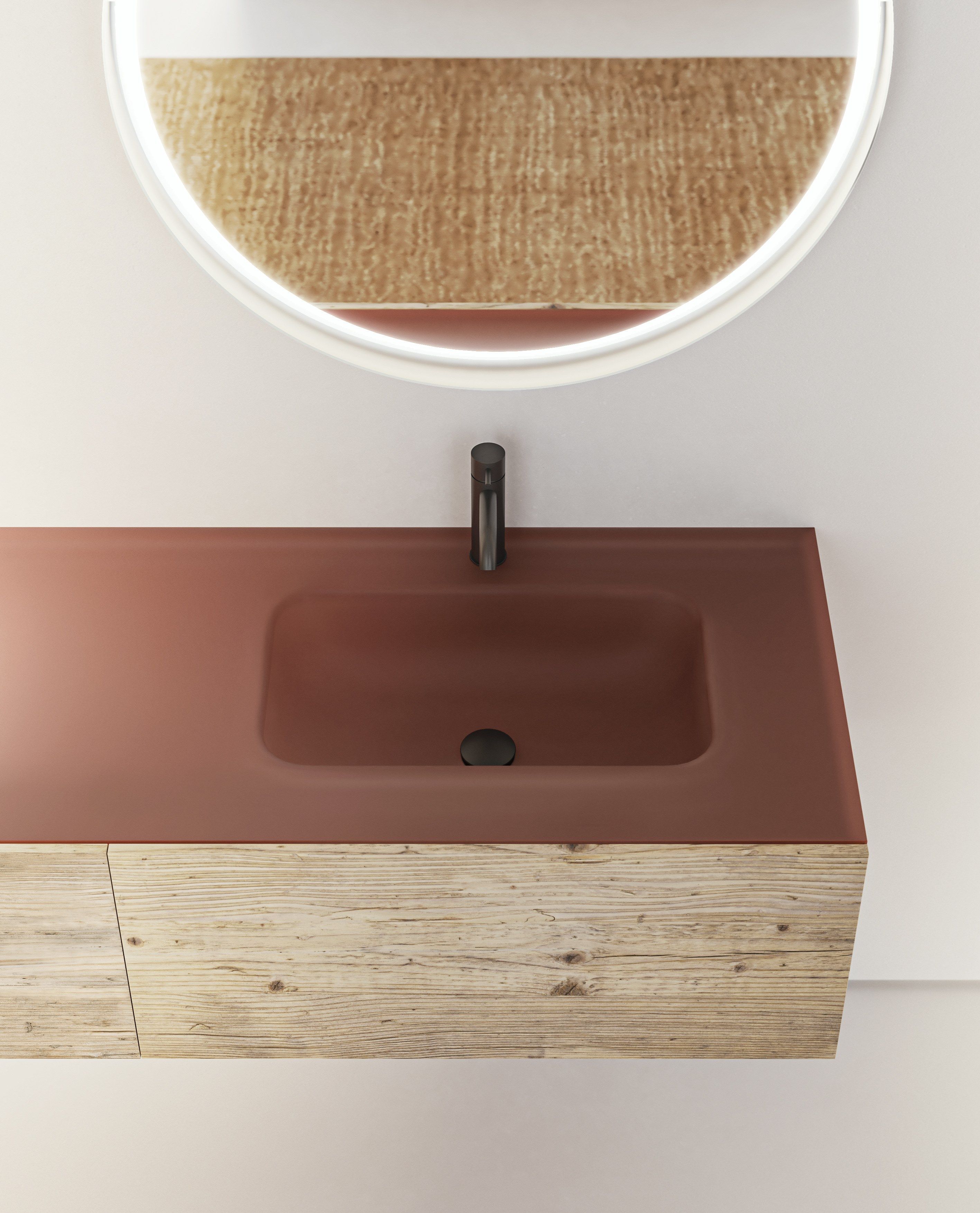 DOOR RE-USED | Vanity unit with drawers By Moab design Gabriella ...