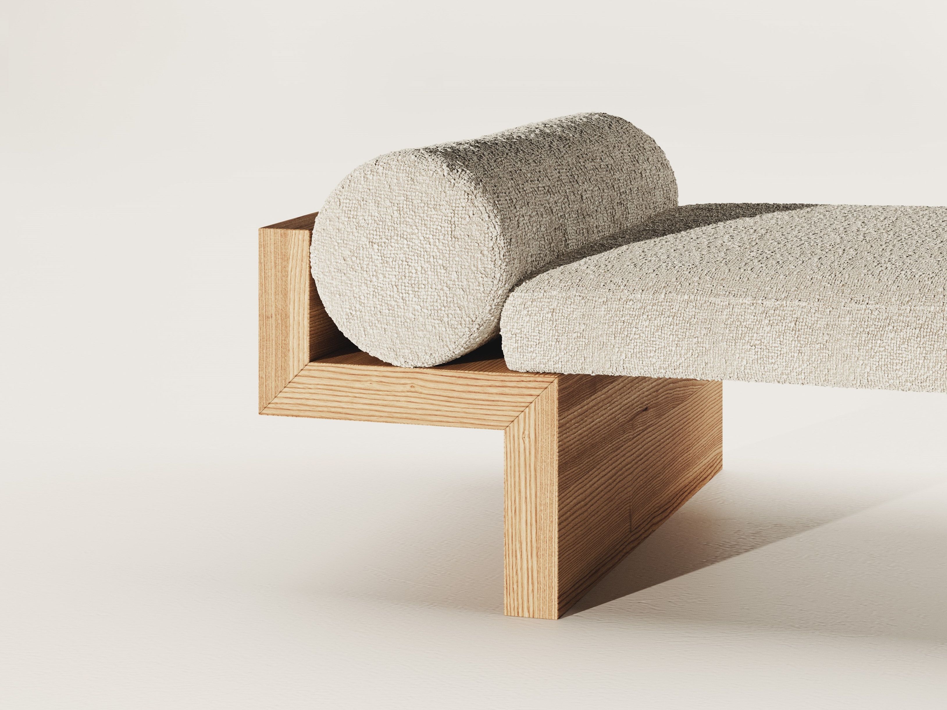 DORA Tufted upholstered fabric day bed By Falsasquadra | design Lorenzo ...