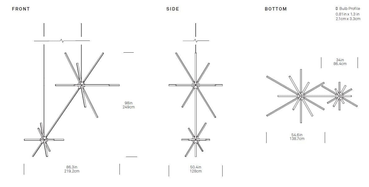 LED wooden pendant lamp DOUBLE BOOM Boom Collection By Stickbulb design ...