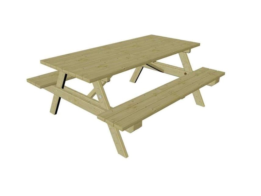 DOUBLE FACE | Pine picnic table By PIRCHER OBERLAND