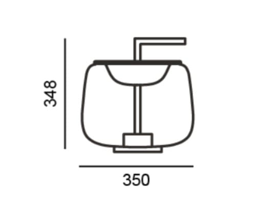 DOUBLE | Table lamp LED blown glass table lamp By BROKIS | design LCM ...