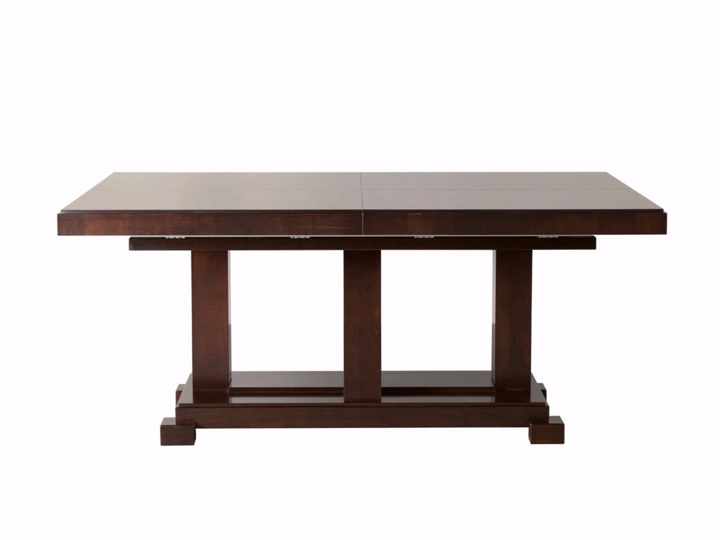DOWNTOWN | Dining table Extending rectangular wooden table By SELVA