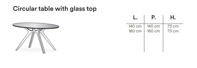DR Round glass meeting table By FREZZA | design Claudio Bellini