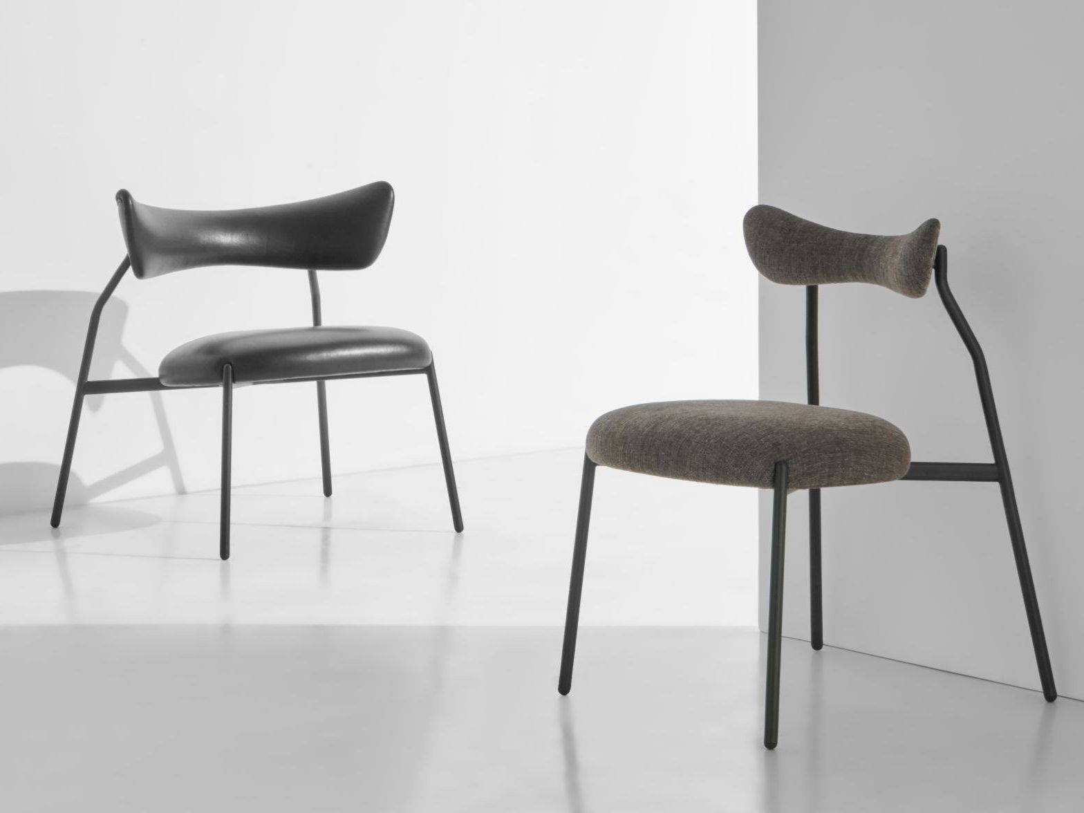 DRAGONFLY Leather easy chair By District Eight