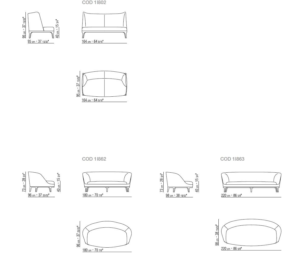 DRAGONFLY | Kleines Sofa By Mood by Flexform Design Roberto Lazzeroni