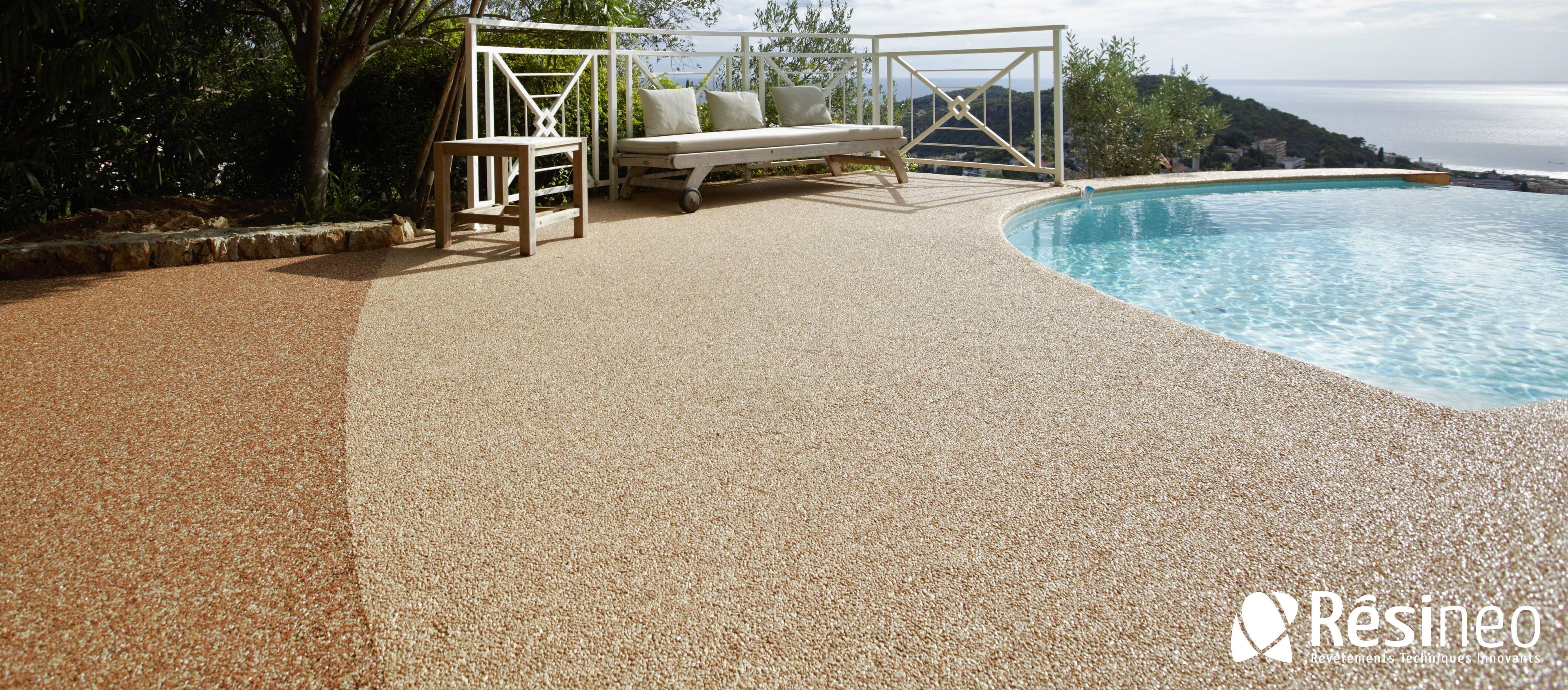 Pavimento continuo per esterni in resina RÉSINEO DRAIN - Résineo ...