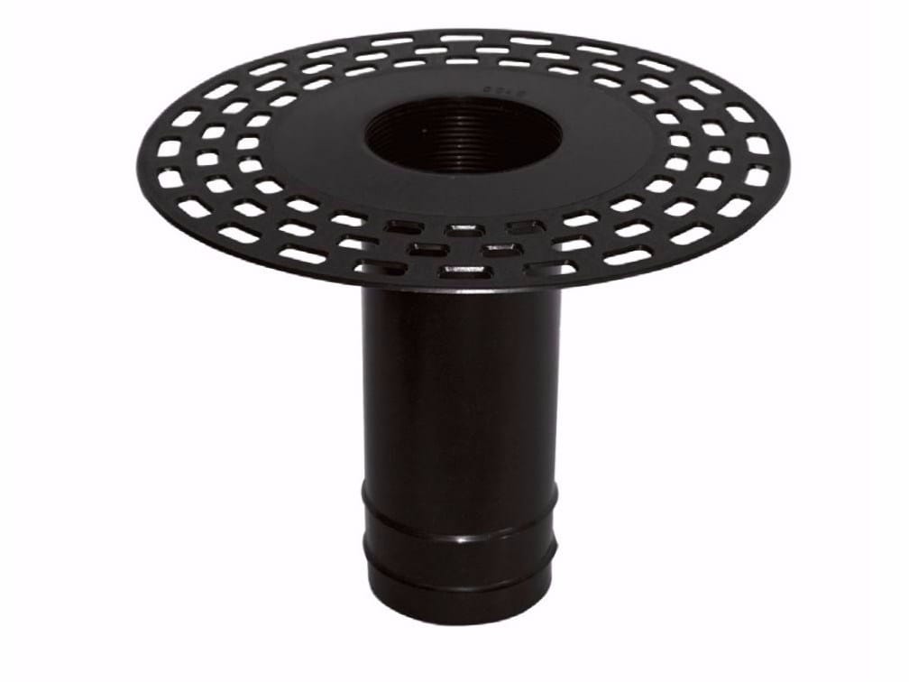 Draining nozzle with perforated flange DRAINING NOZZLE WITH PERFORATED ...