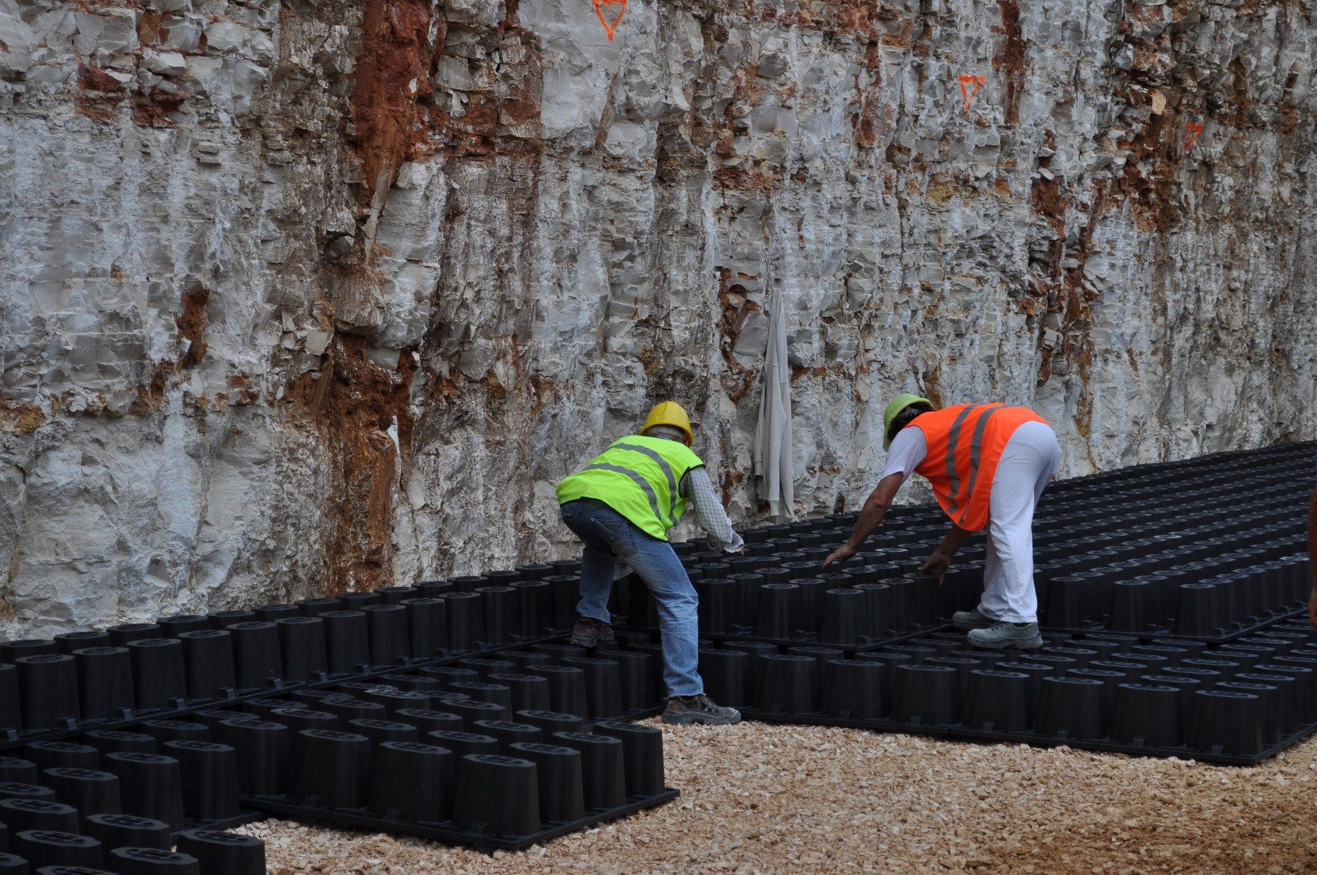 Drainage channel and part DRAINPANEL By Geoplast