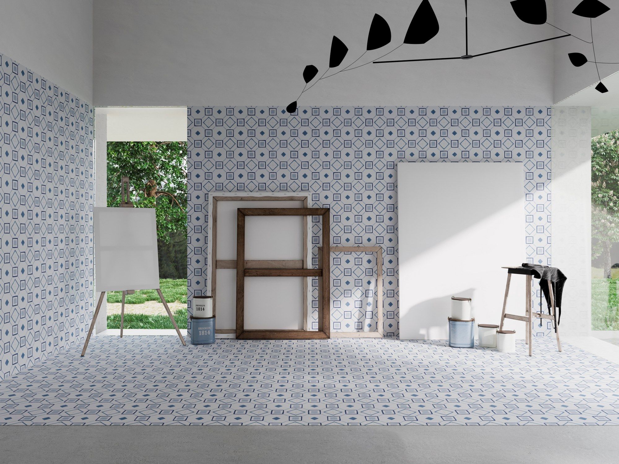 Porcelain stoneware wall/floor tiles DRAW By Harmony