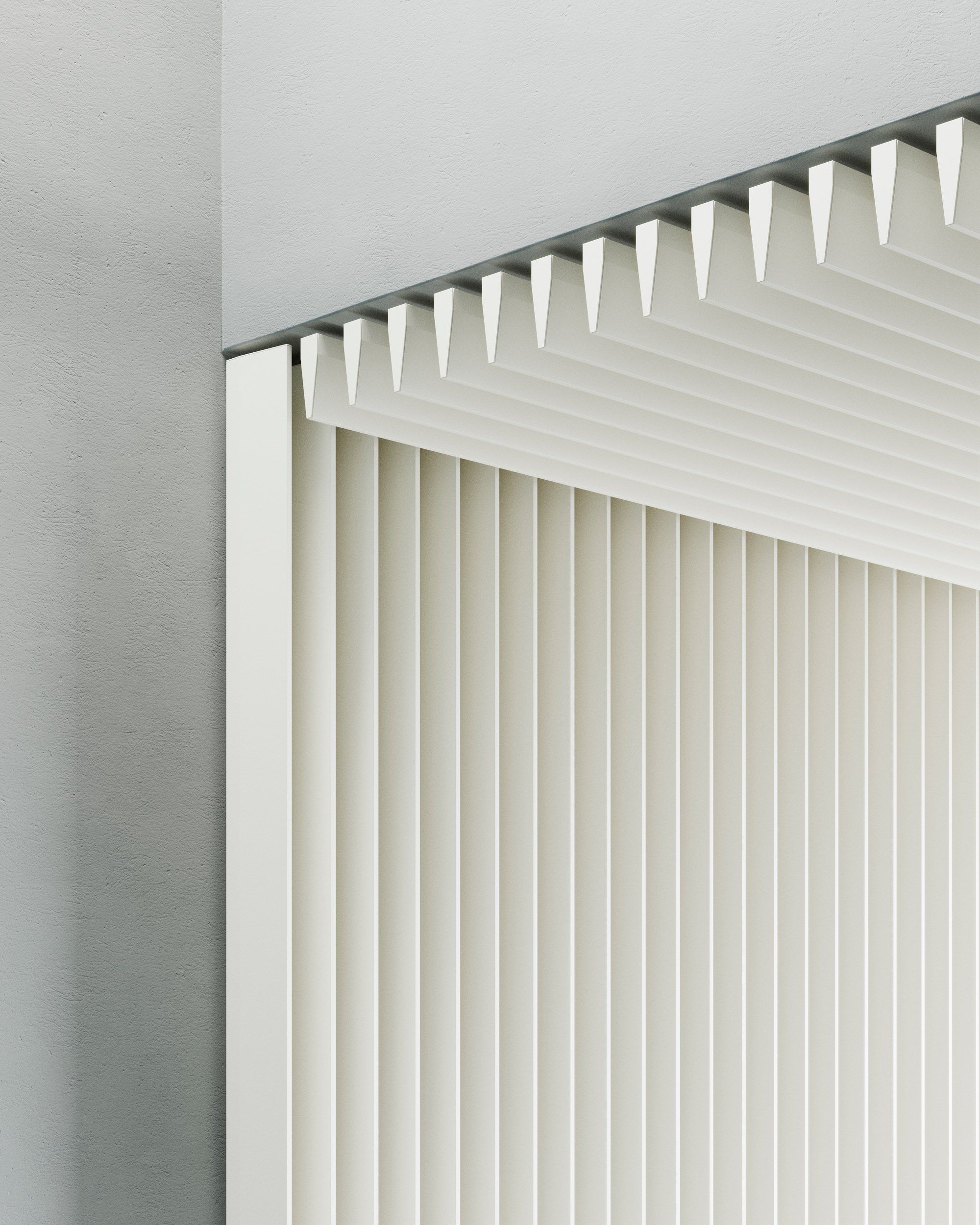 Ceiling mounted aluminium boiserie DRESSWALLSTRIPES LN10 By Dresswall