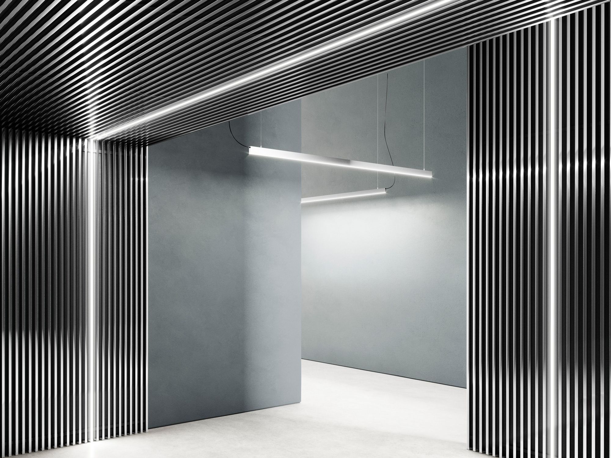 Aluminium linear lighting profile for LED modules DRESSWALLSTRIPES SQ ...
