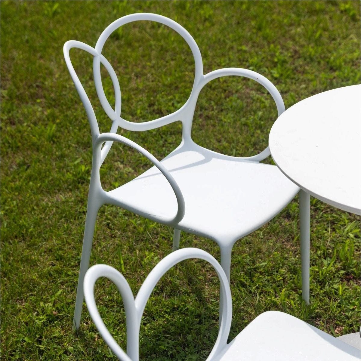DRIADE - SISSI WHITE Polypropylene garden chair with armrests By In ...