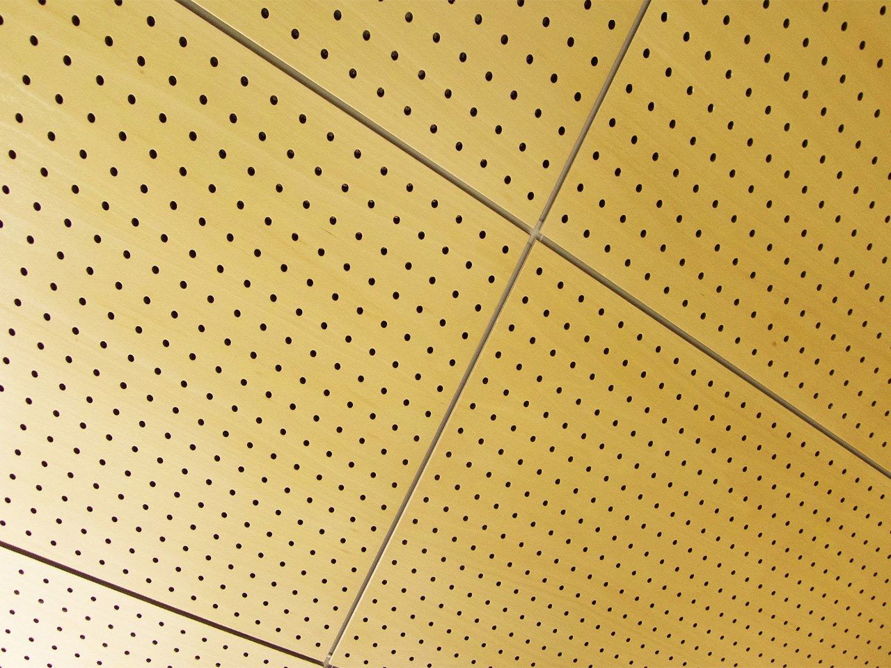 Perforated wood panels DRILL ACOUSTIC By Acoustic Lab