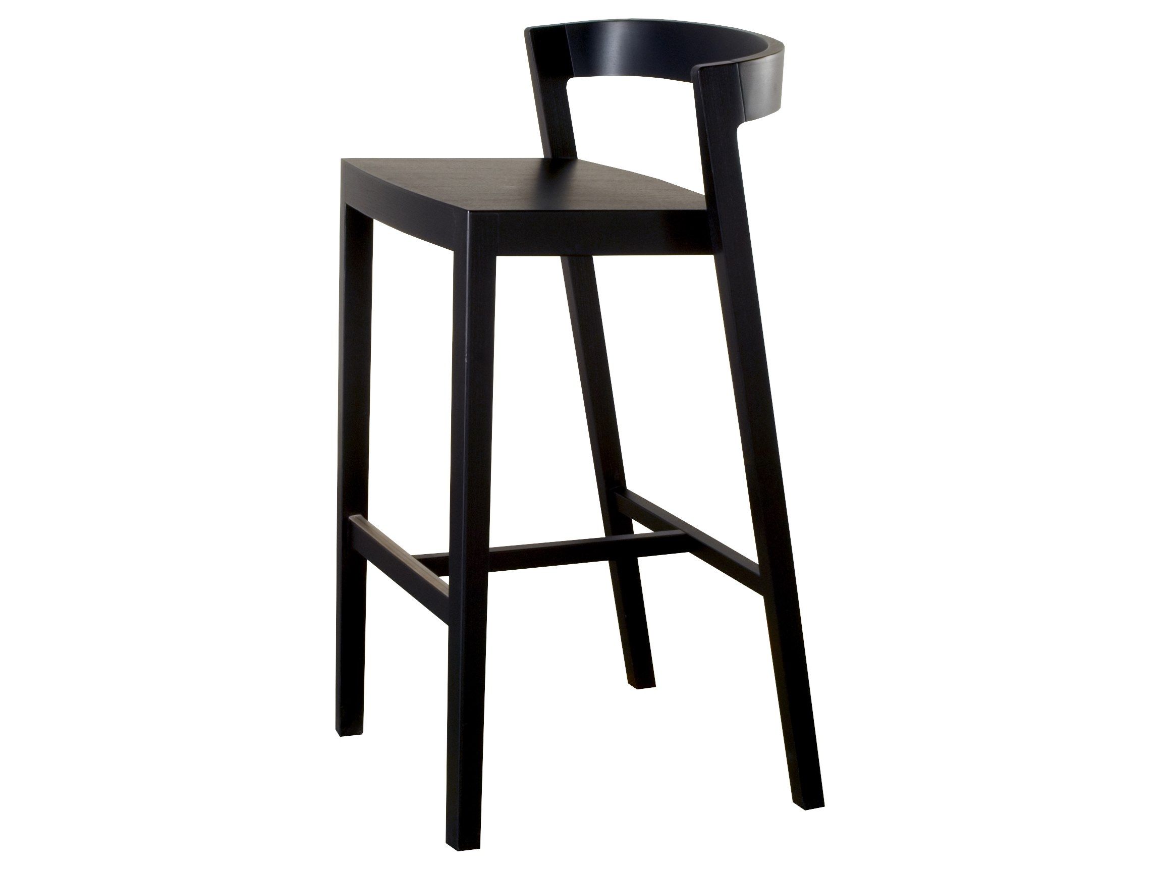 DRIVE High ash stool with back By Bedont | design Lorenz+Kaz