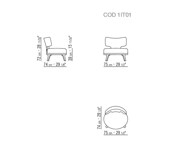 DROP | Armchair Drop Collection By Mood by Flexform design Roberto ...
