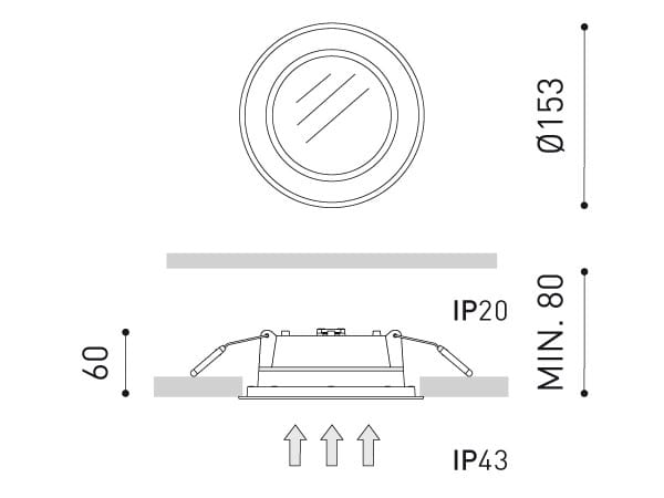 DROP MINI Spot encastrable LED en aluminium By Arkoslight | design ...