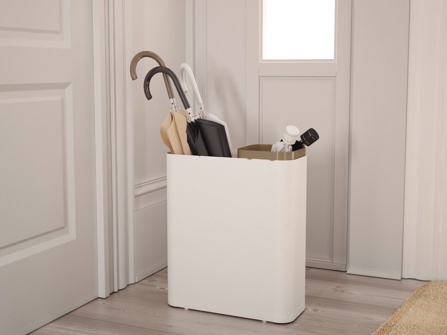 Steel umbrella stand DROP OUT By Systemtronic