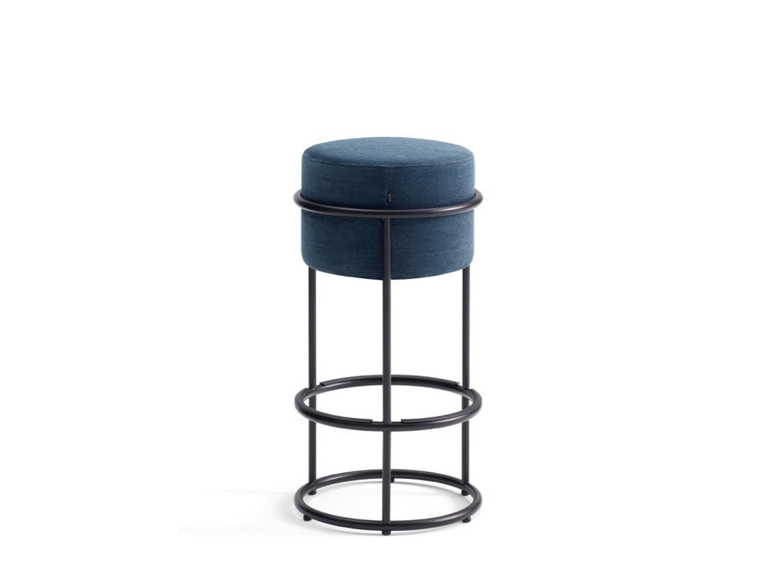 DROP Fabric barstool with footrest By COR | design Pauline Deltour