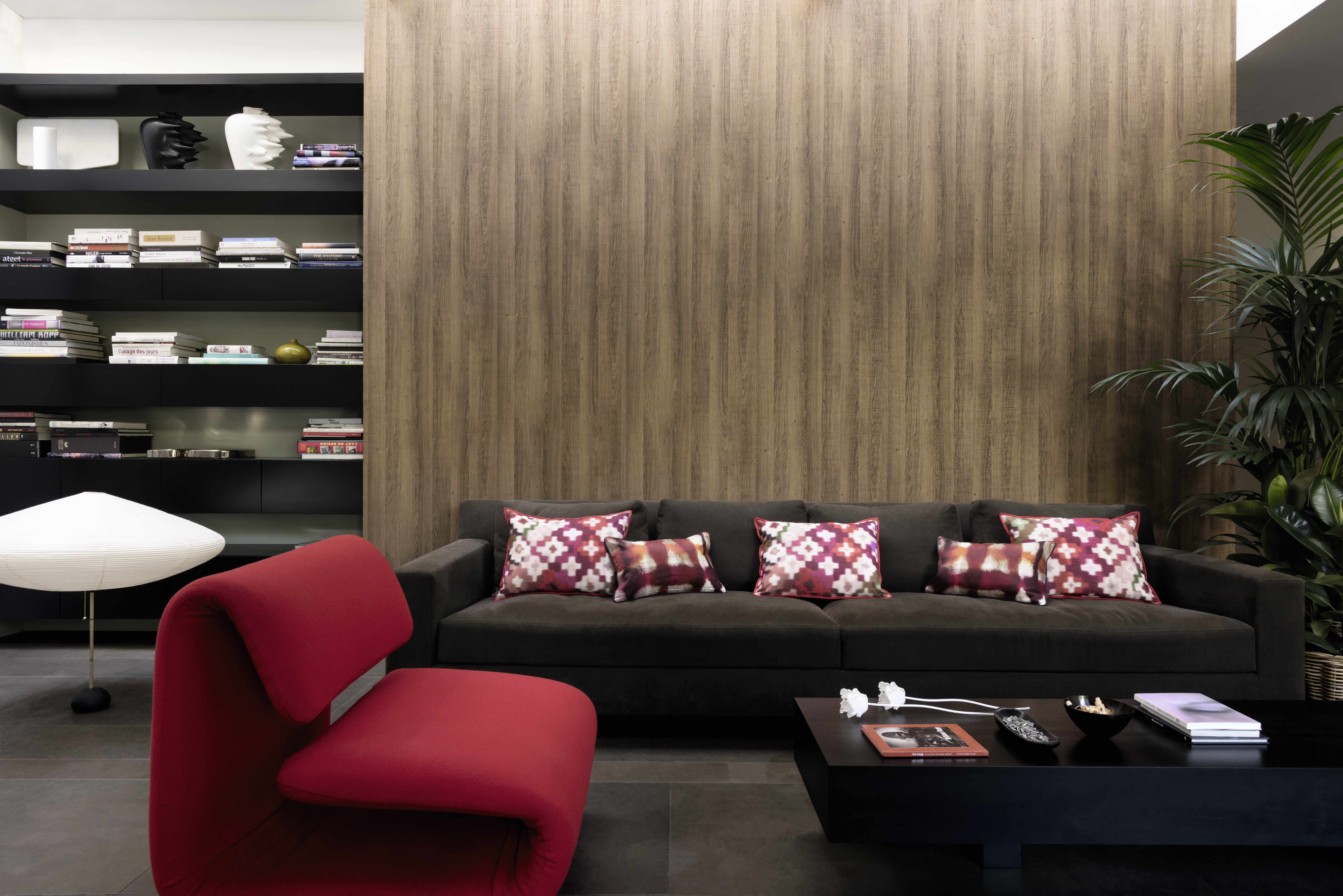 ESSENCES DE BOIS Indoor cellulose fibre wall tiles By Élitis