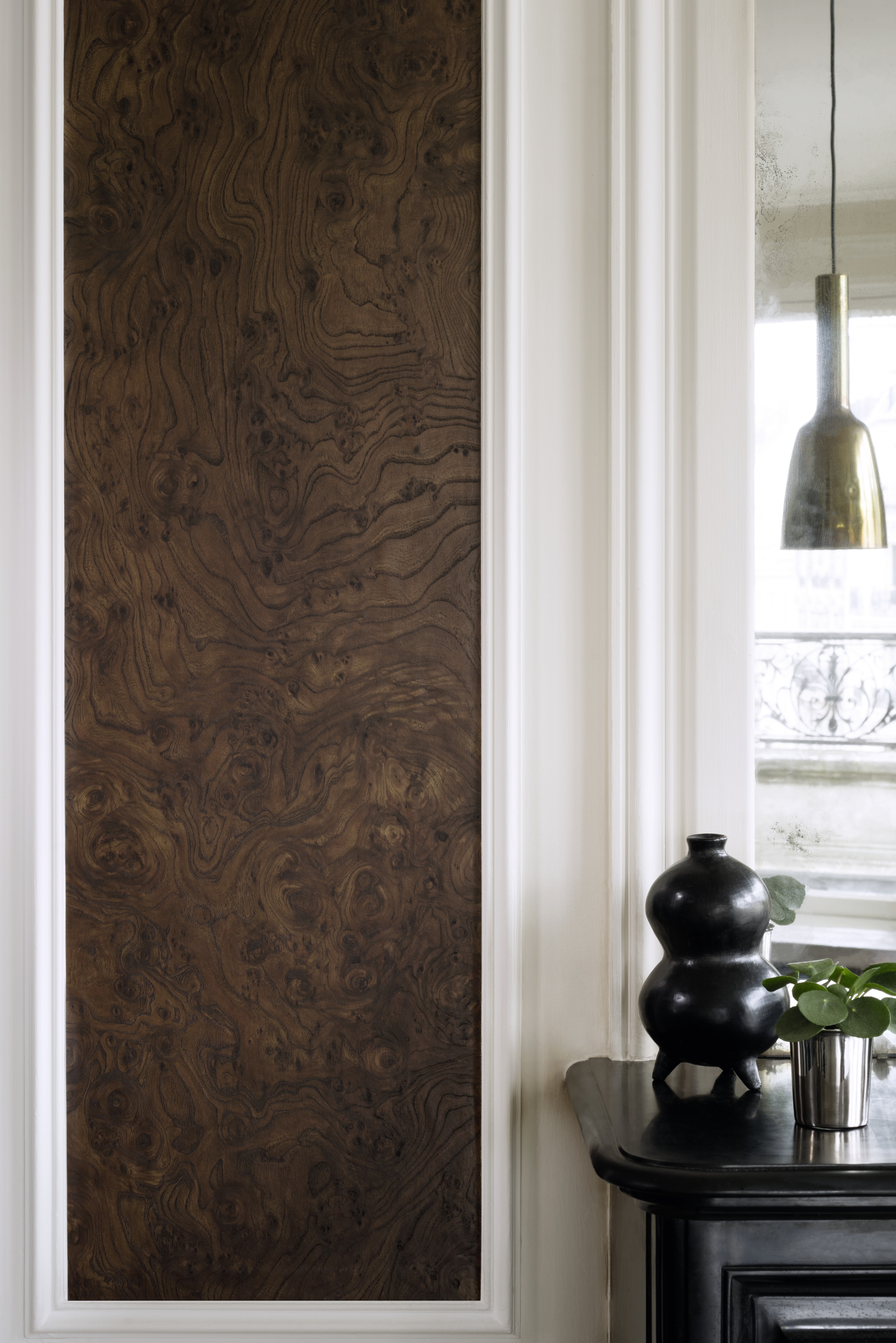 ESSENCES DE BOIS Indoor cellulose fibre wall tiles By Élitis