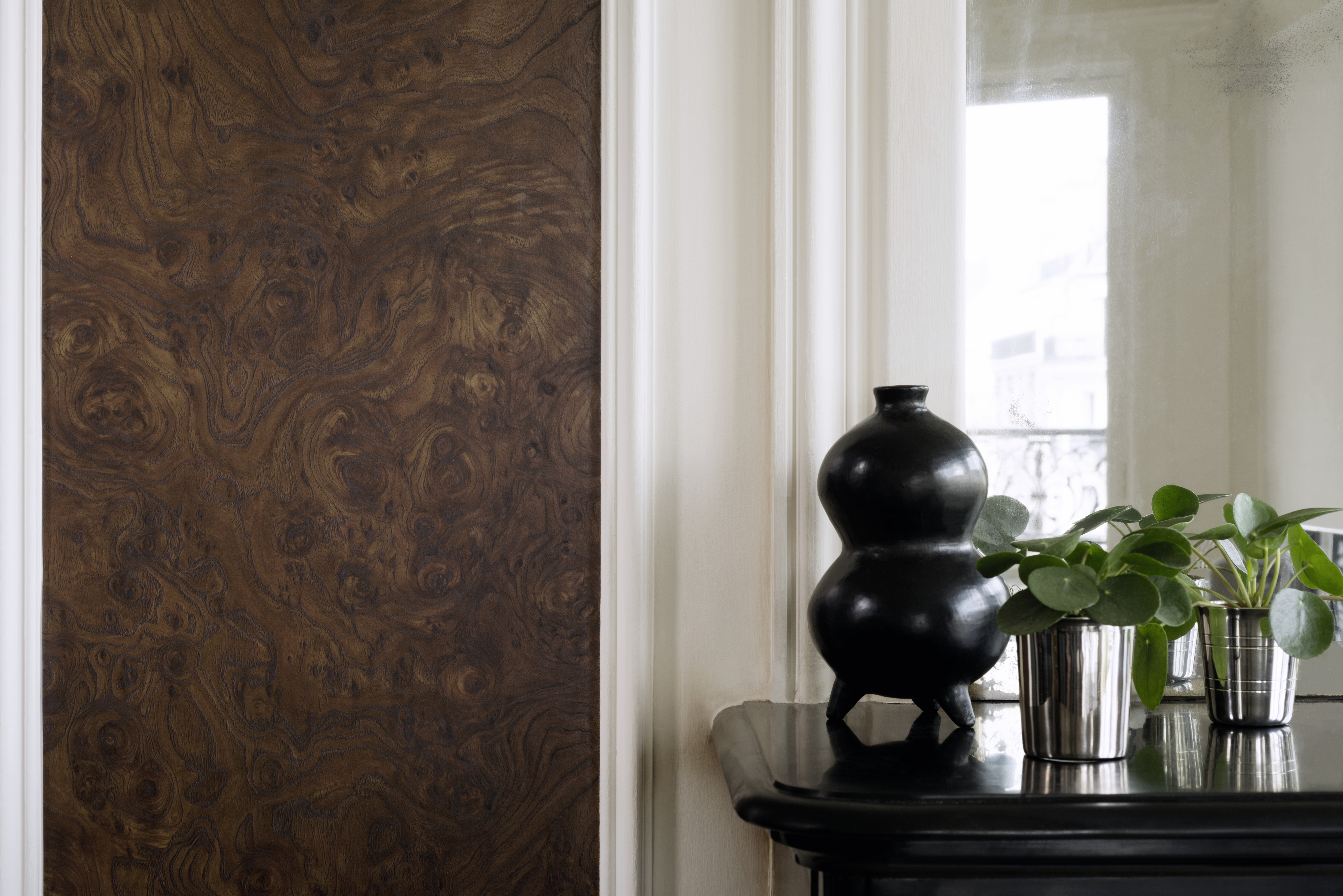 ESSENCES DE BOIS Indoor cellulose fibre wall tiles By Élitis