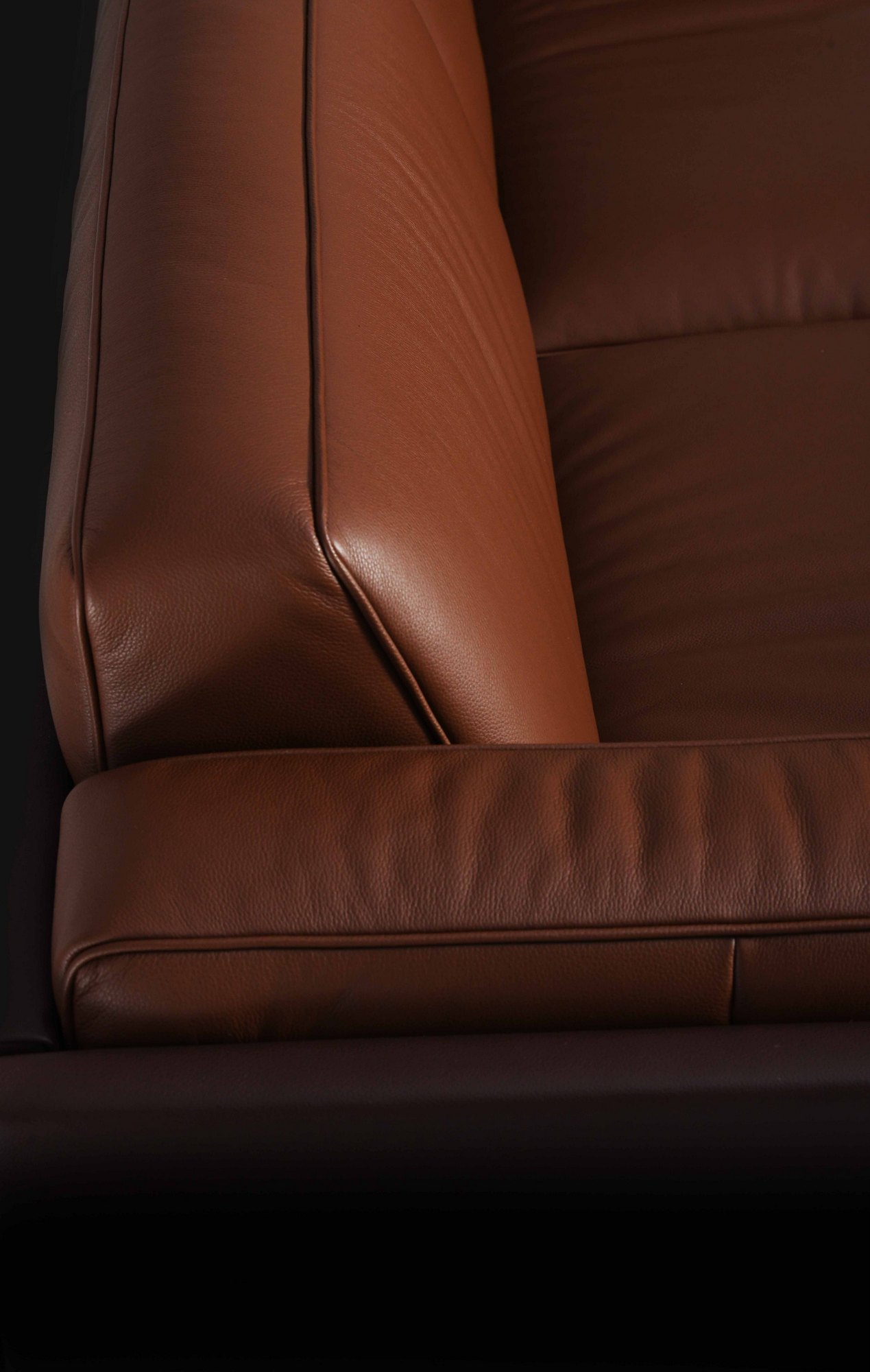 DS-175 LINEAR 3 seater leather sofa By de Sede | design Patrick Norguet