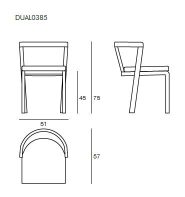 DUAL Rattan garden chair By Il Giardino di Legno